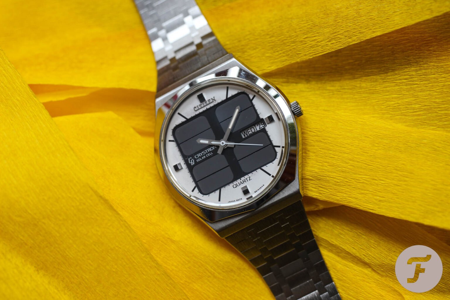 【F】 #TBT Citizen Crystron Solar Cell — Another World's First