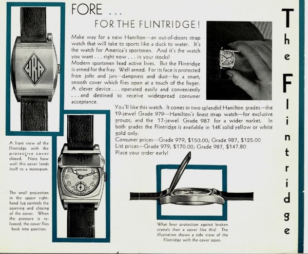 【F】 A Brief History Of Time: Hamilton Watches