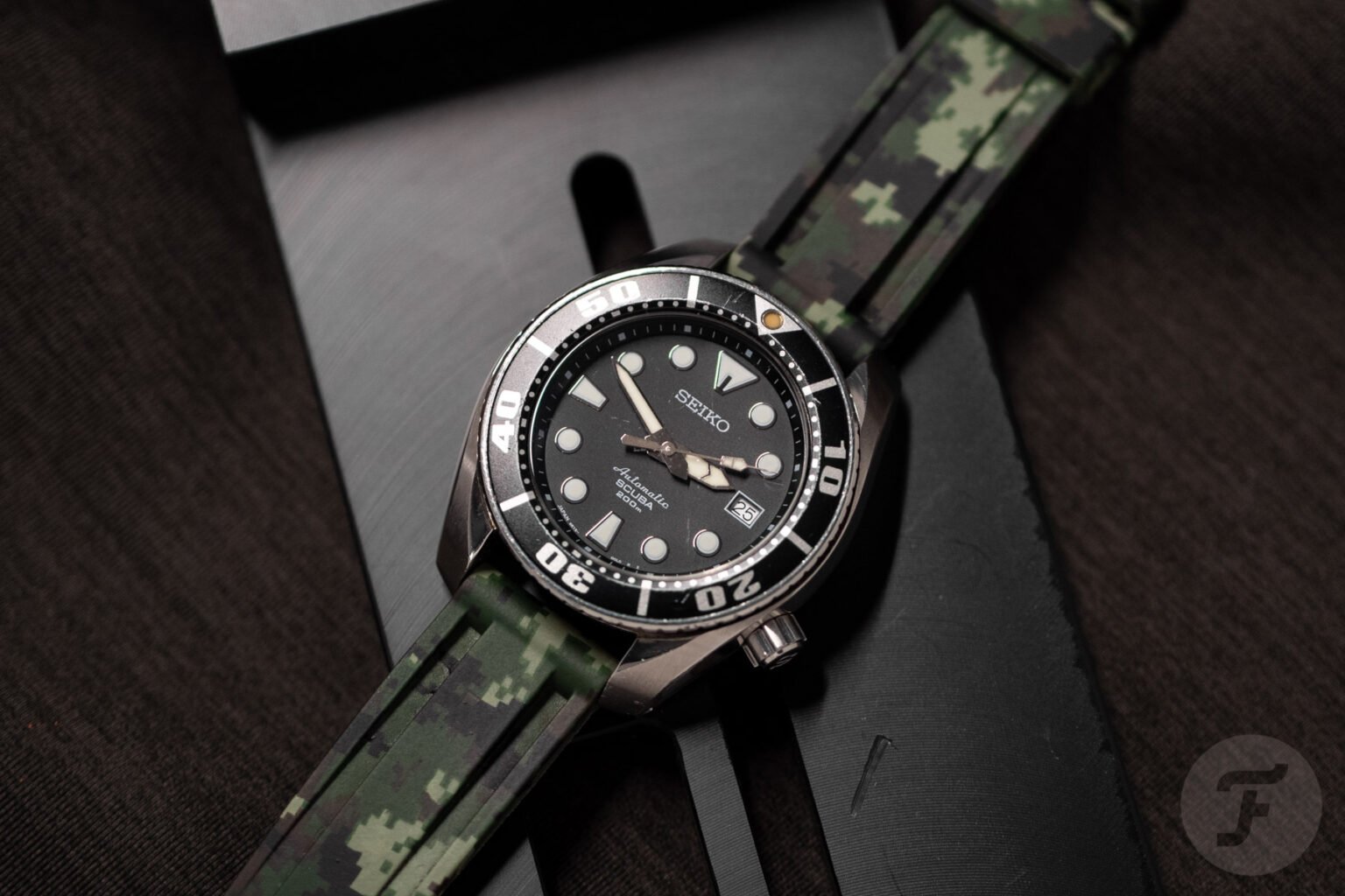 【F】 Strap Check: My Seiko Sumo On A Perfect Rubber Camo Strap