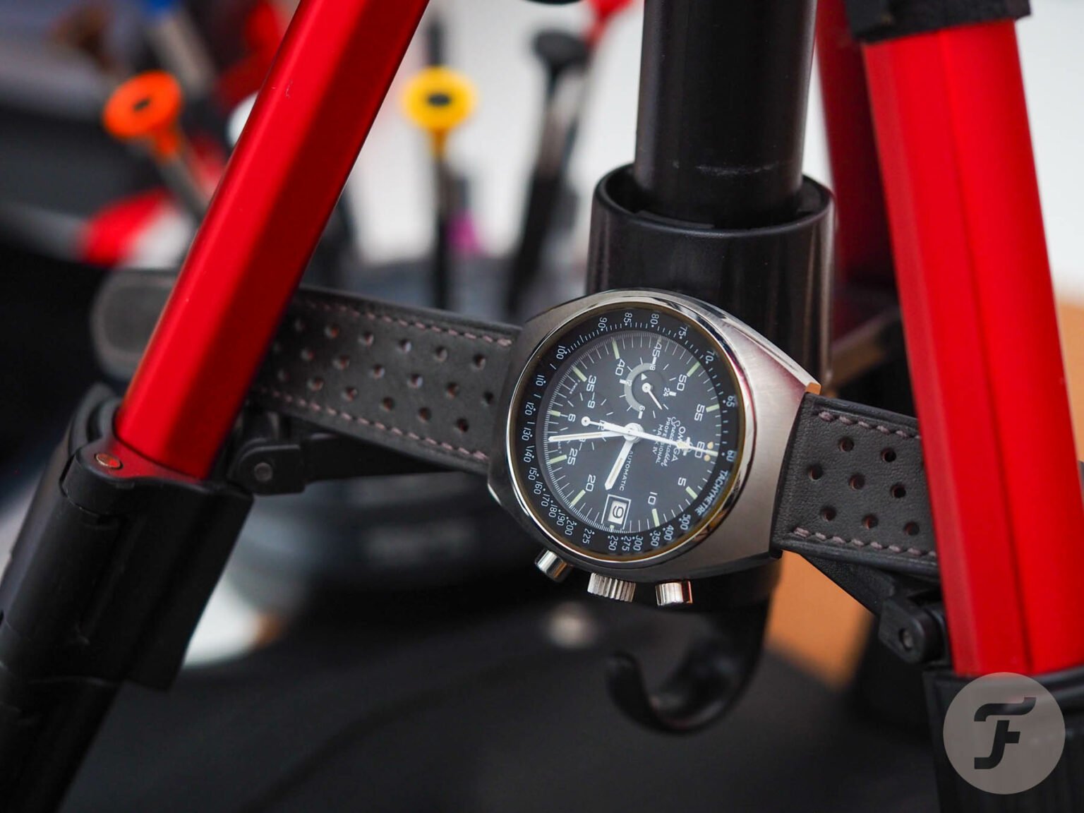 【F】 Genteel Handmade Rally Strap For Omega Speedmaster MKIV
