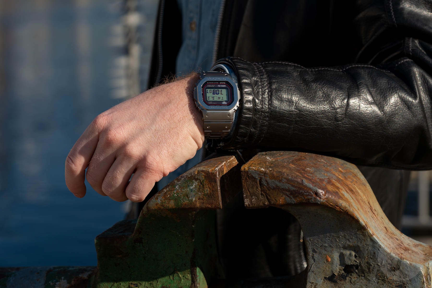 【F】 Casio G-Shock MRG-B5000B-1DR Titanium Square Watch Review