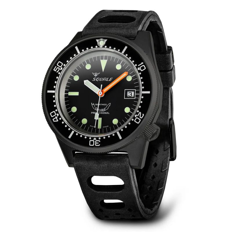 【F】 Black And Orange Dive Watches — Seiko, Squale, And Doxa