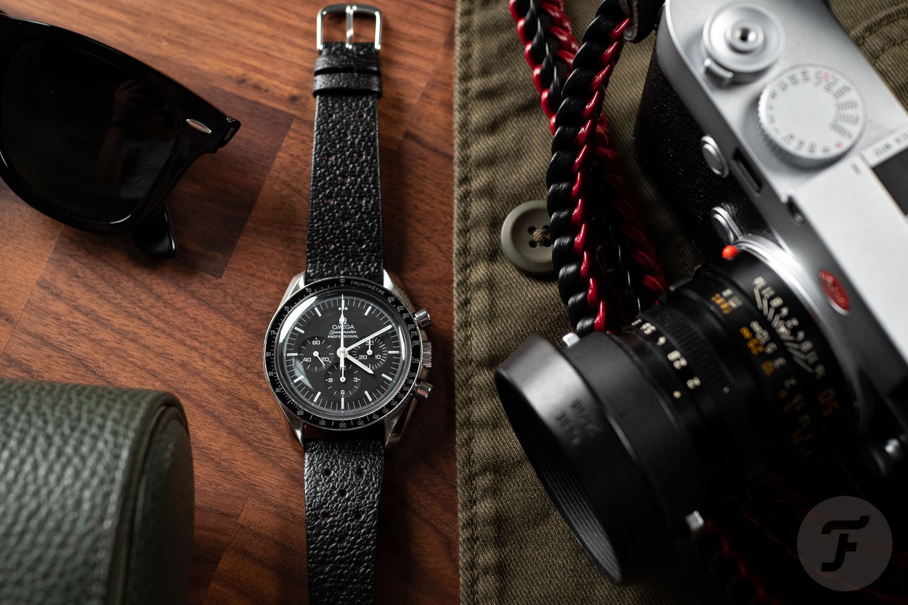 【F】 Strap Check: Omega Speedmaster On A Joseph Bonnie STAR 69