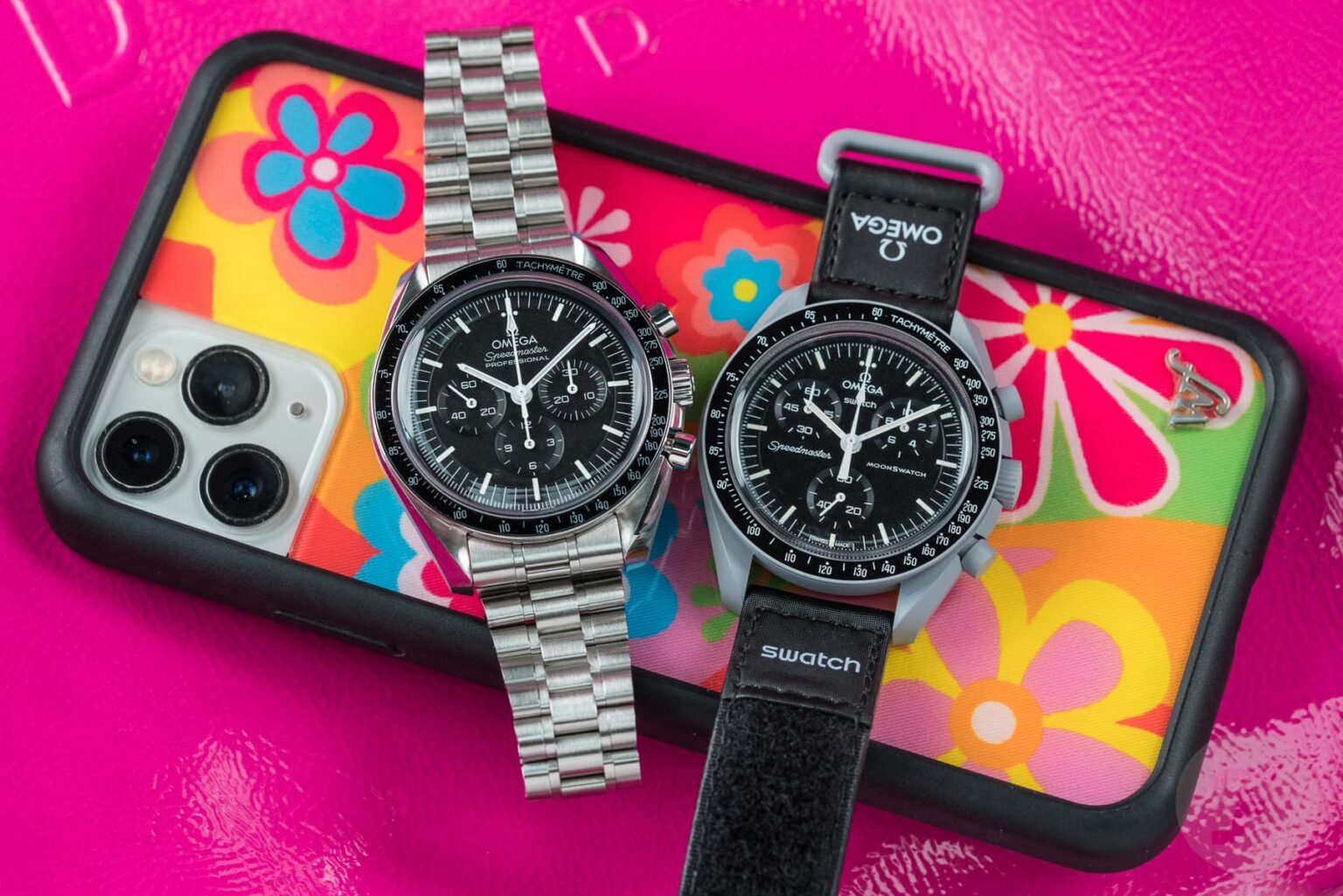 【F】 Speedmaster MoonSwatch Vs. Scuba Fifty Fathoms