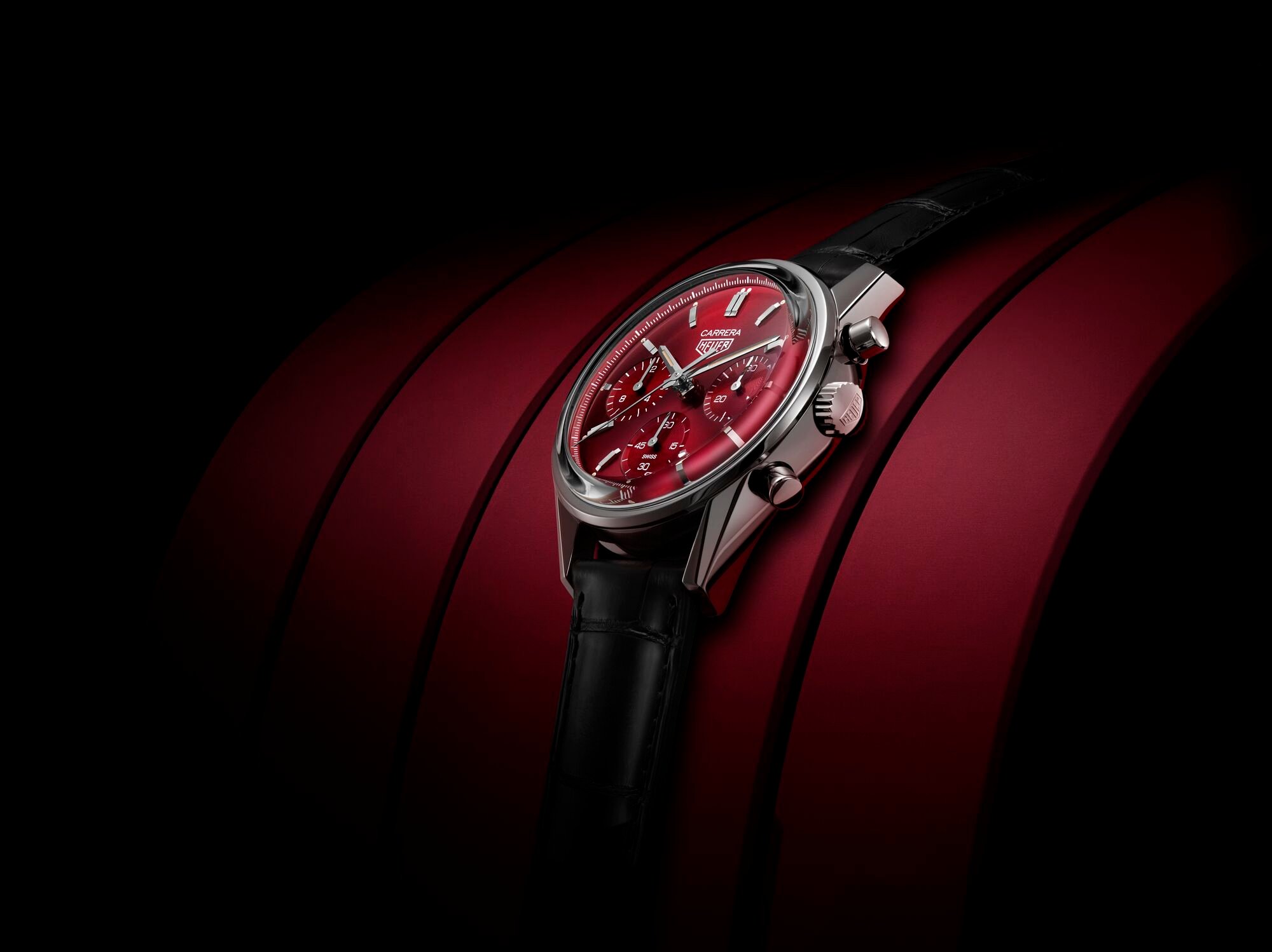 【F】 TAG Heuer Carrera Red Dial Limited Edition