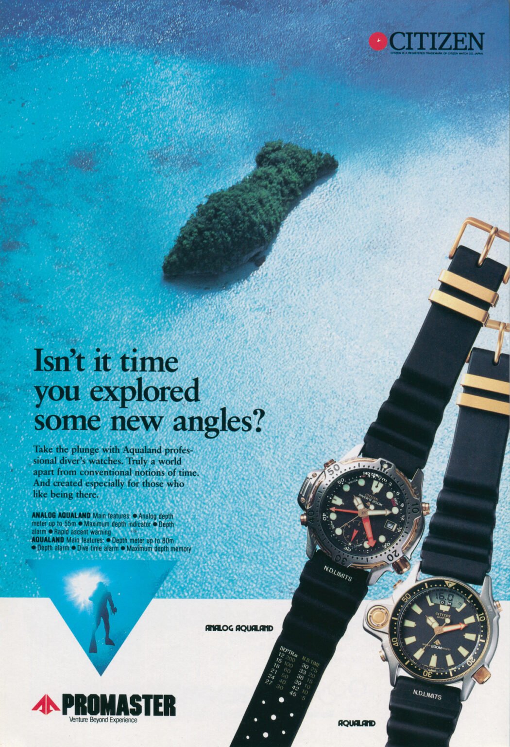 【F】 Citizen Promaster Aqualand JP2000-08E: Evergreen Legend