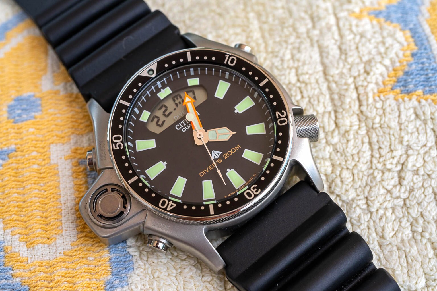 【F】 Citizen Promaster Aqualand JP2000-08E: Evergreen Legend