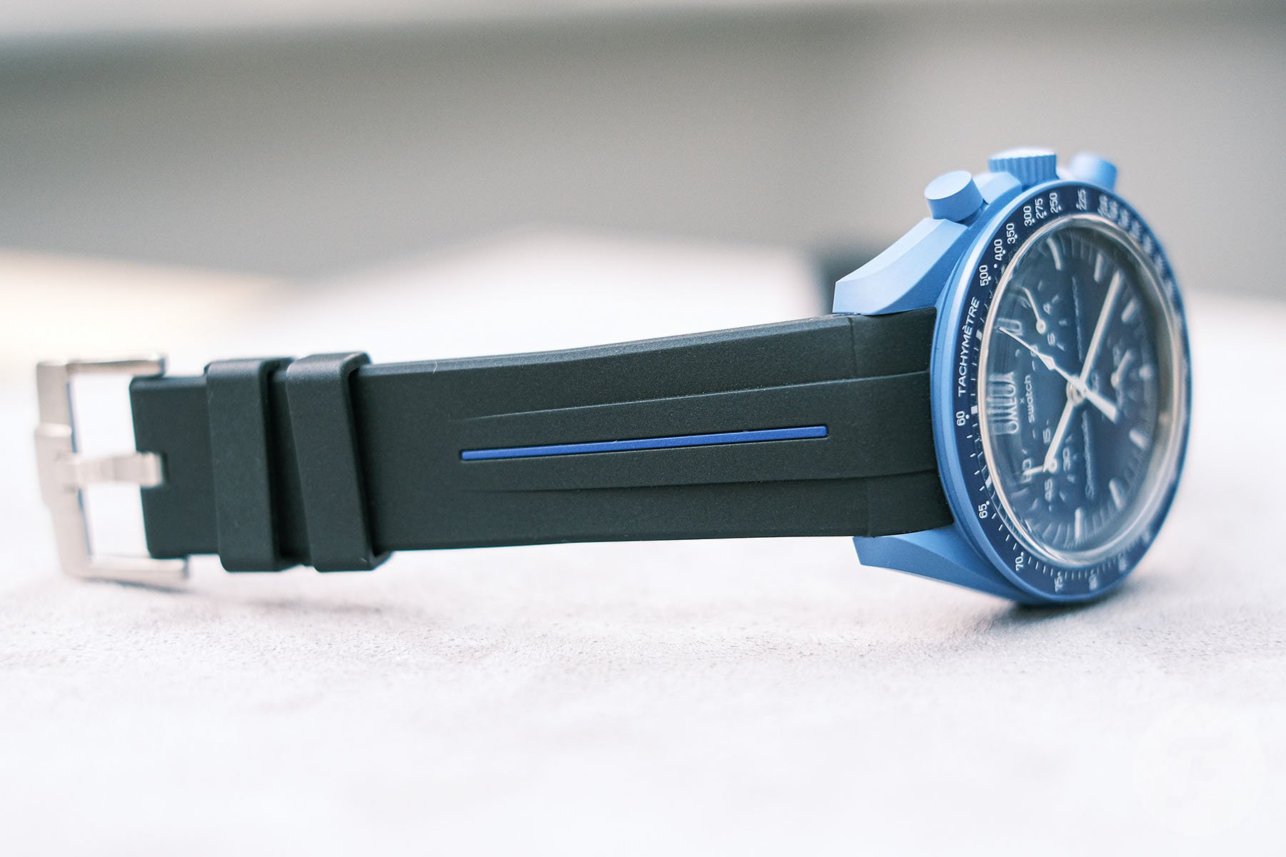 【F】 Rubber B Strap For The Omega × Swatch MoonSwatch