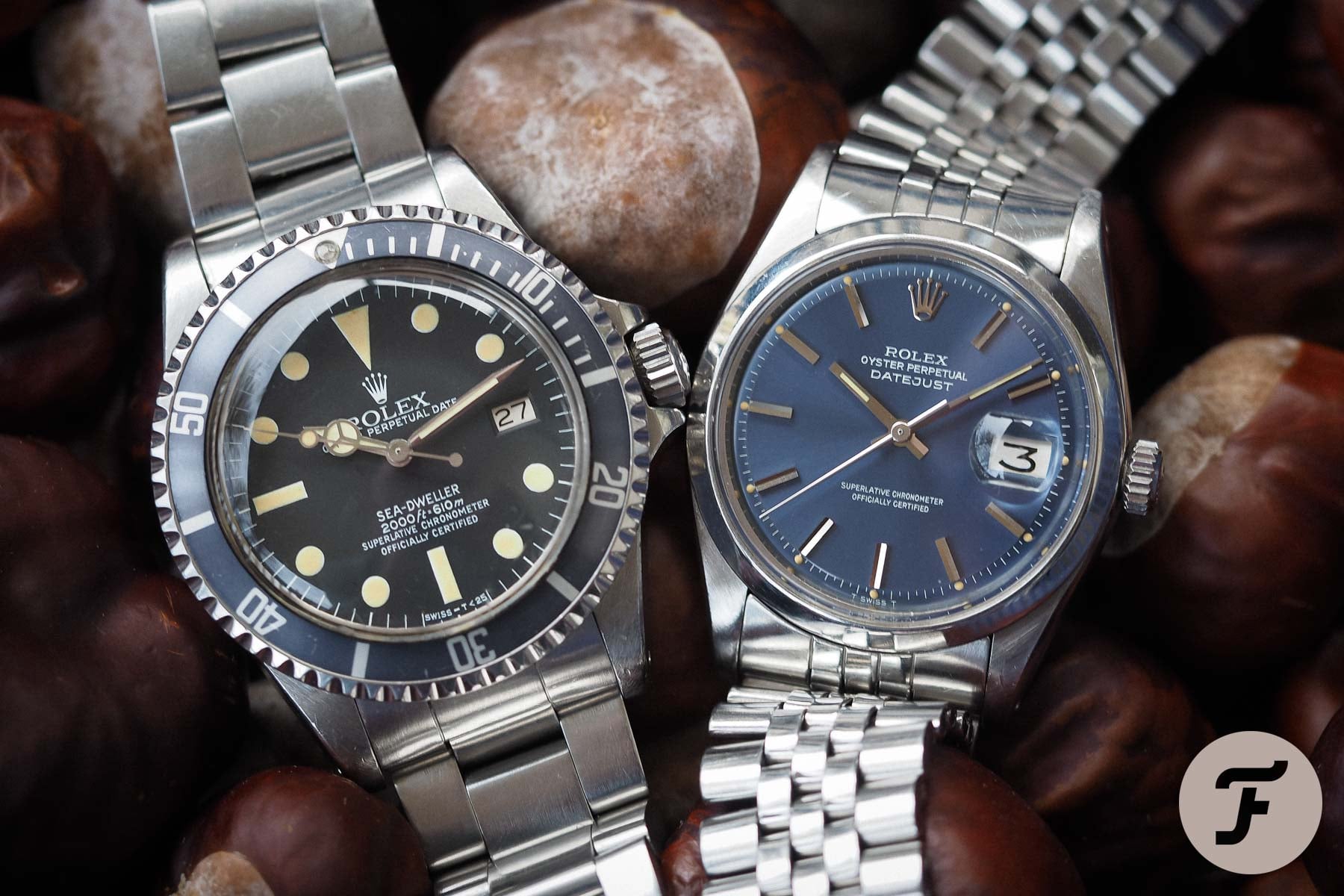 【F】 The Two-Watch Vintage Rolex Collection