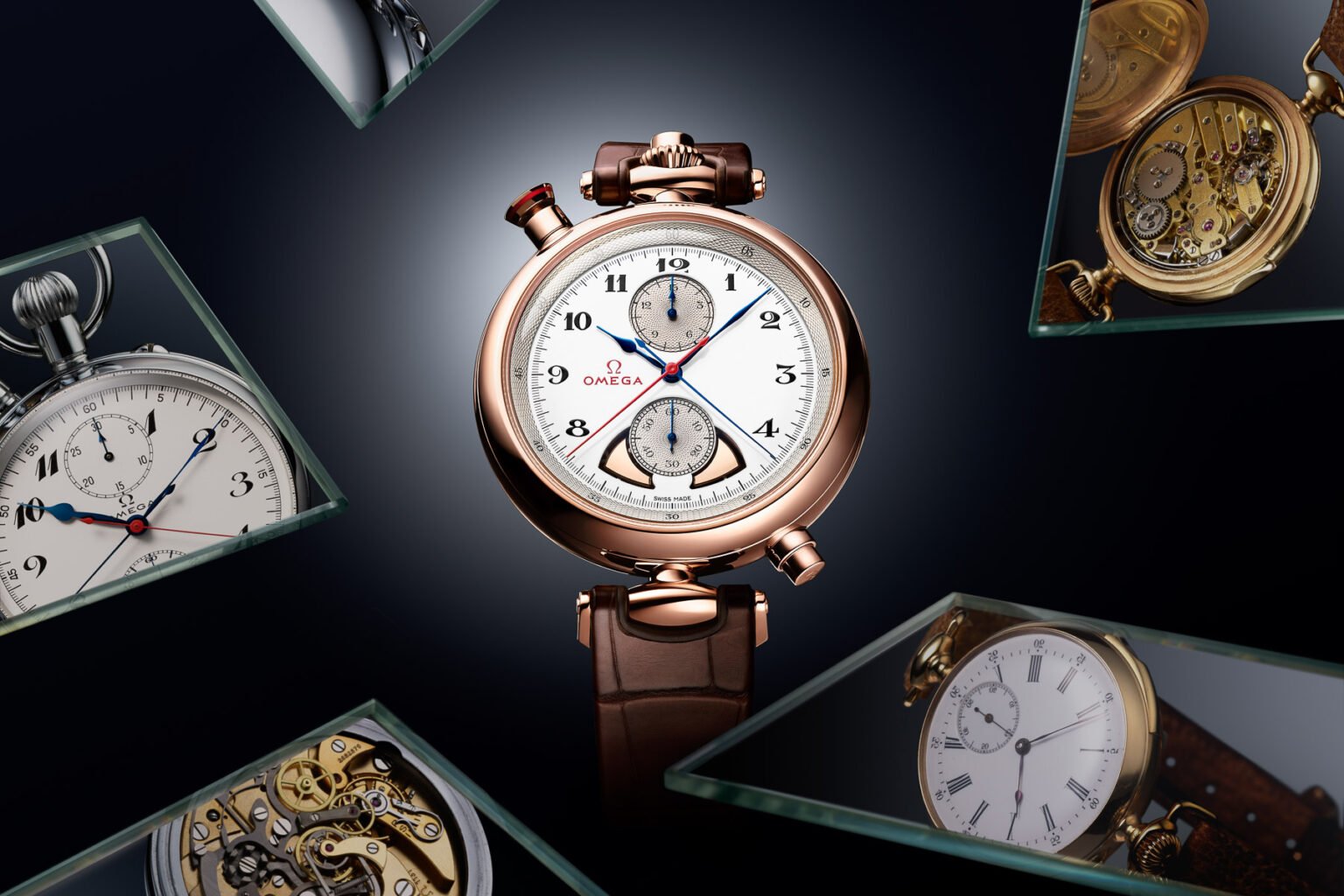 【F】 NEW: Omega Speedmaster & Olympic 1932 Chrono Chime