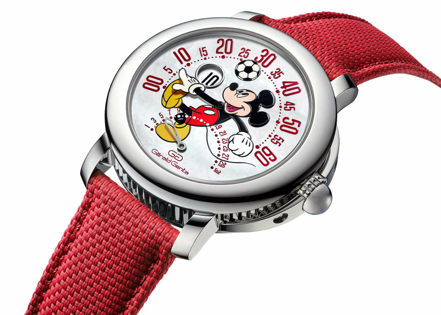 【F】 New: Gérald Genta Arena Bi-Retrograde Mickey Mouse LE