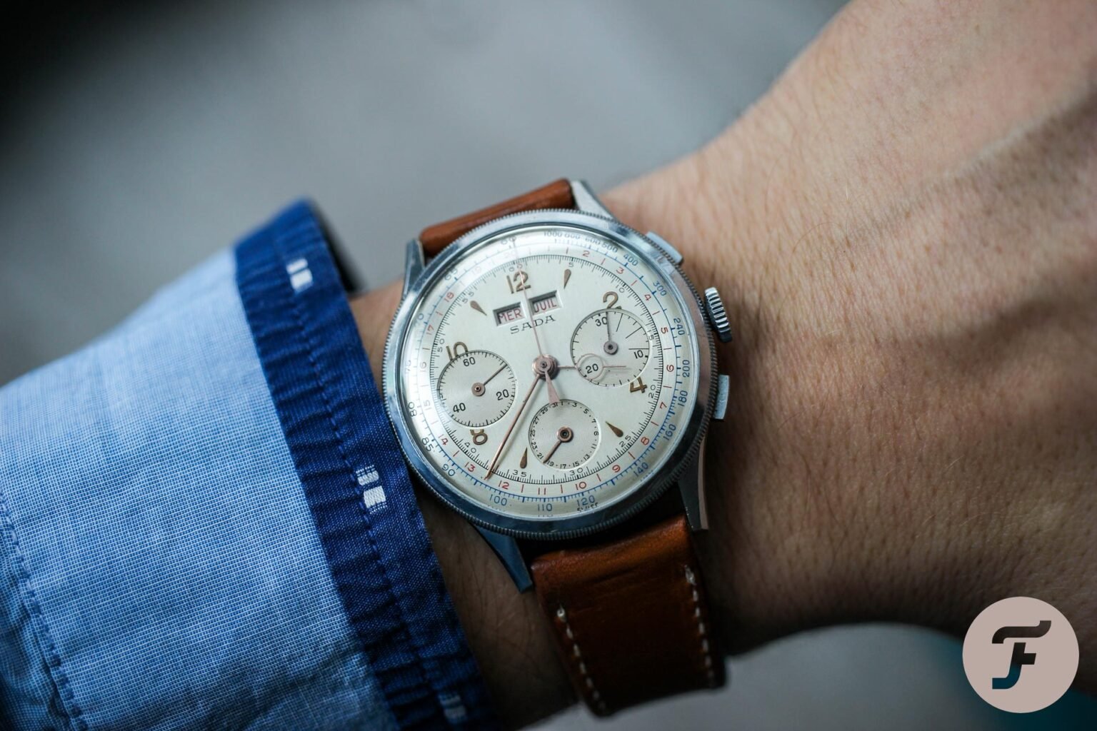 【F】#TBT The Landeron 58-Powered Sada With Unique Date-Set