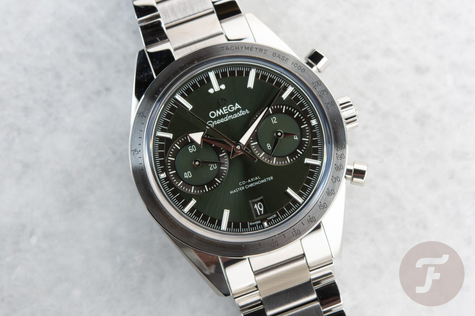 【F】 Breitling Premier Vs. Omega Speedmaster '57 In Green