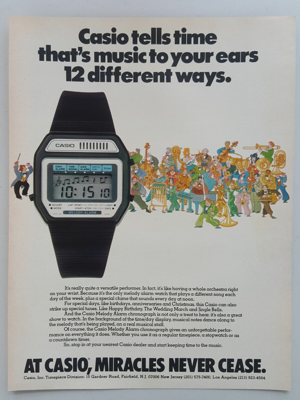 【F】 #TBT A Reverse Exercise With Vintage Casio Ads