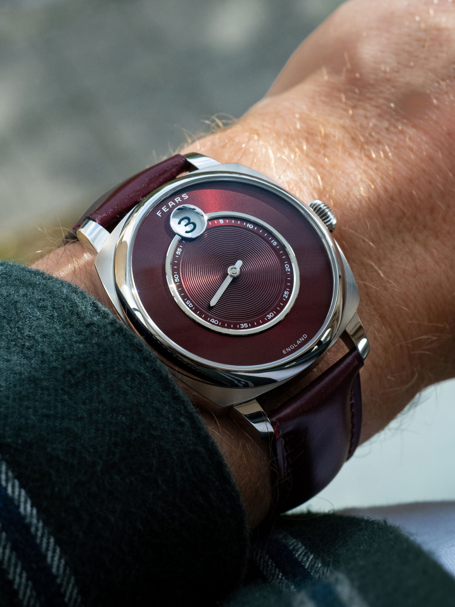 【F】 New: Fears Christopher Ward Alliance 01 Jump-Hour Watch