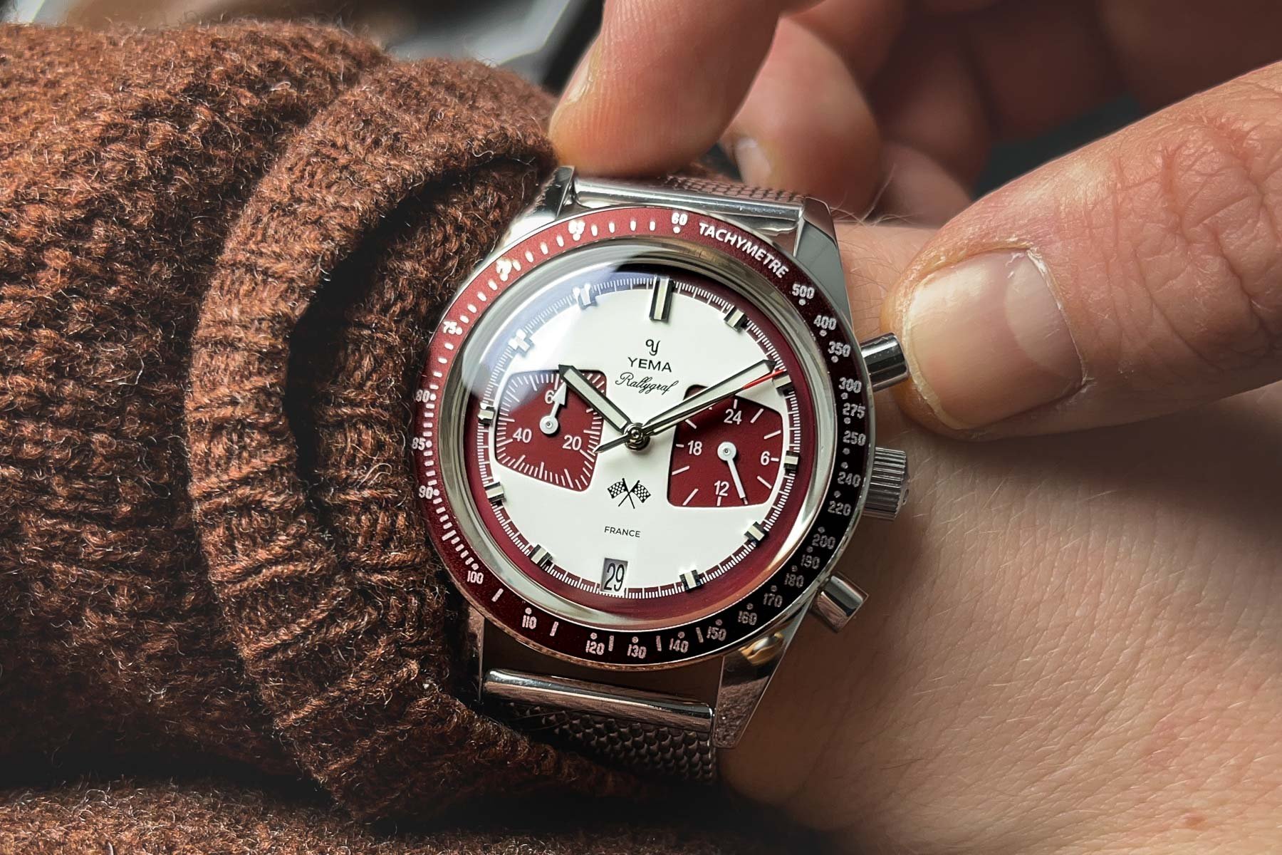 【F】 Yema Rallygraf Meca-Quartz — Now In Five Colorways