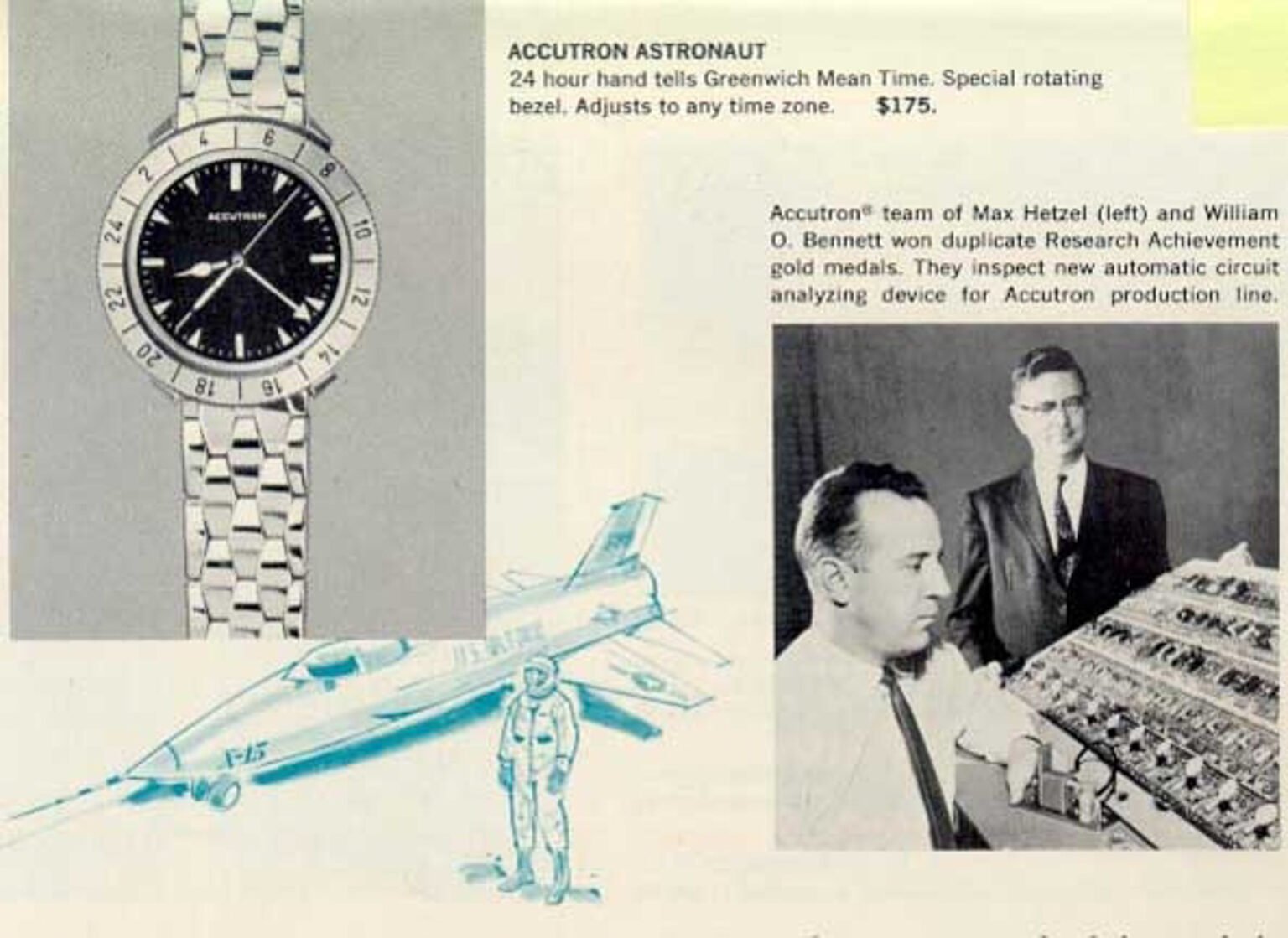 【F】 The New Accutron Astronaut And Bulova Lunar Pilot Models