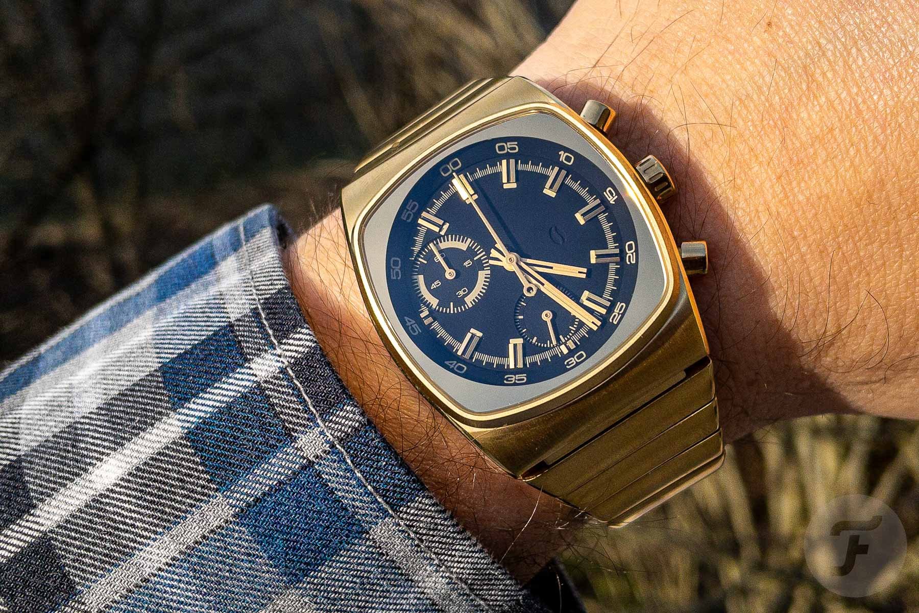 【F】 Hands-On: The Brew Metric Gold Chronograph