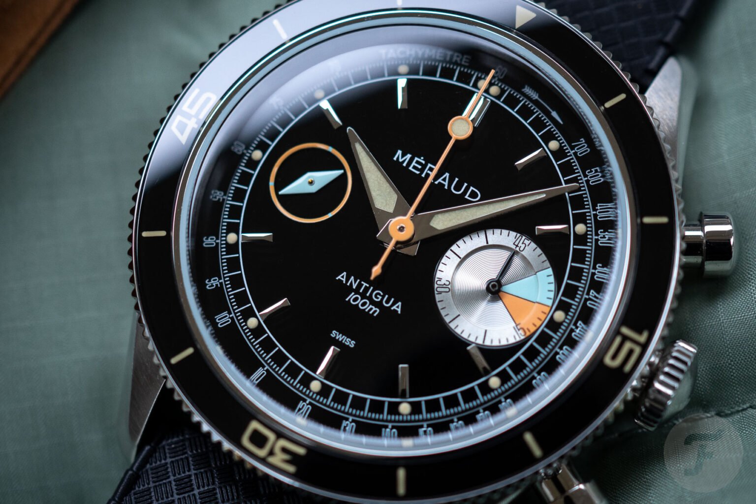 【F】 The Méraud Antigua With A NOS Landeron 248 Movement