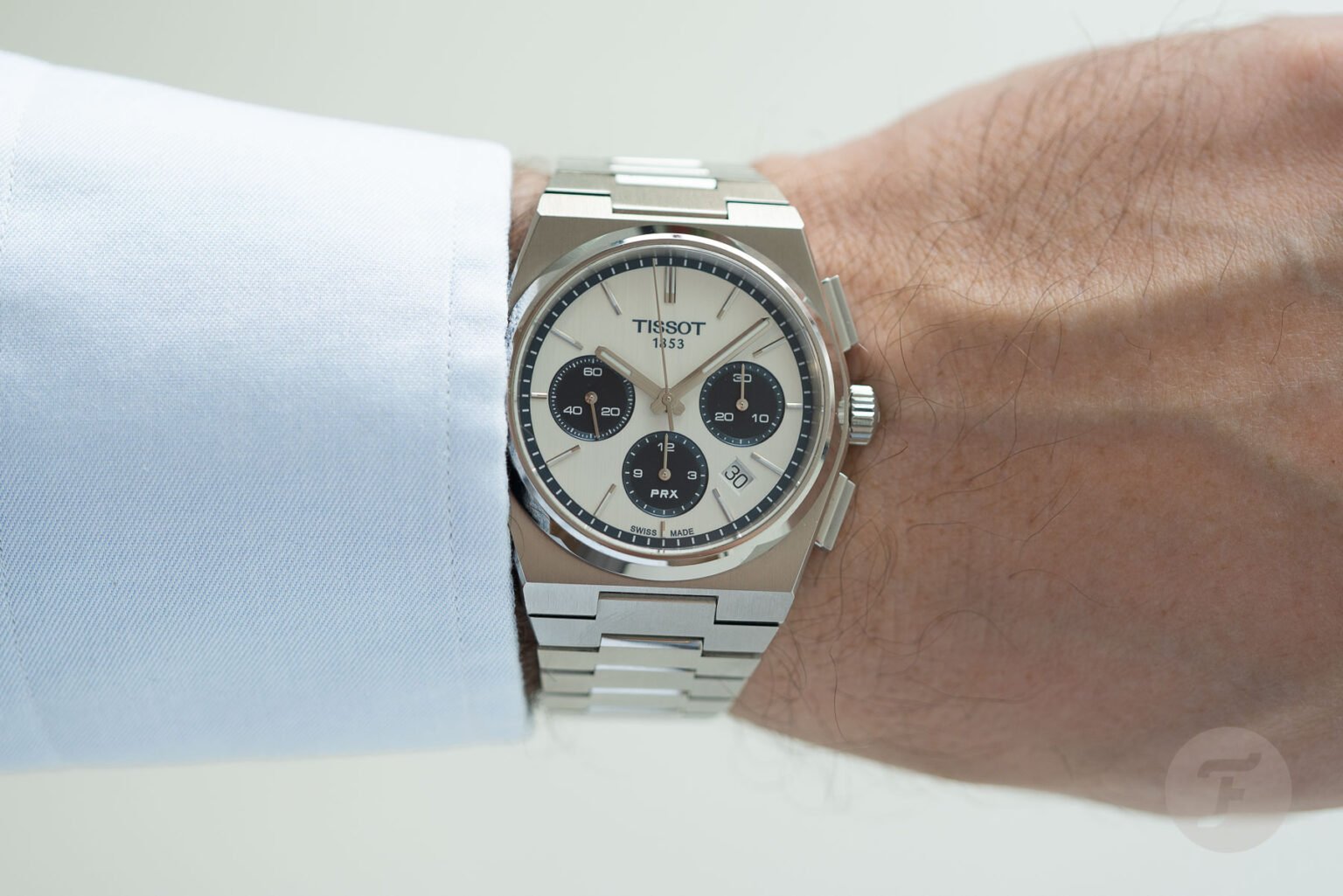 【F】 Hands-On: The New Tissot PRX Chronograph "Blue Panda"