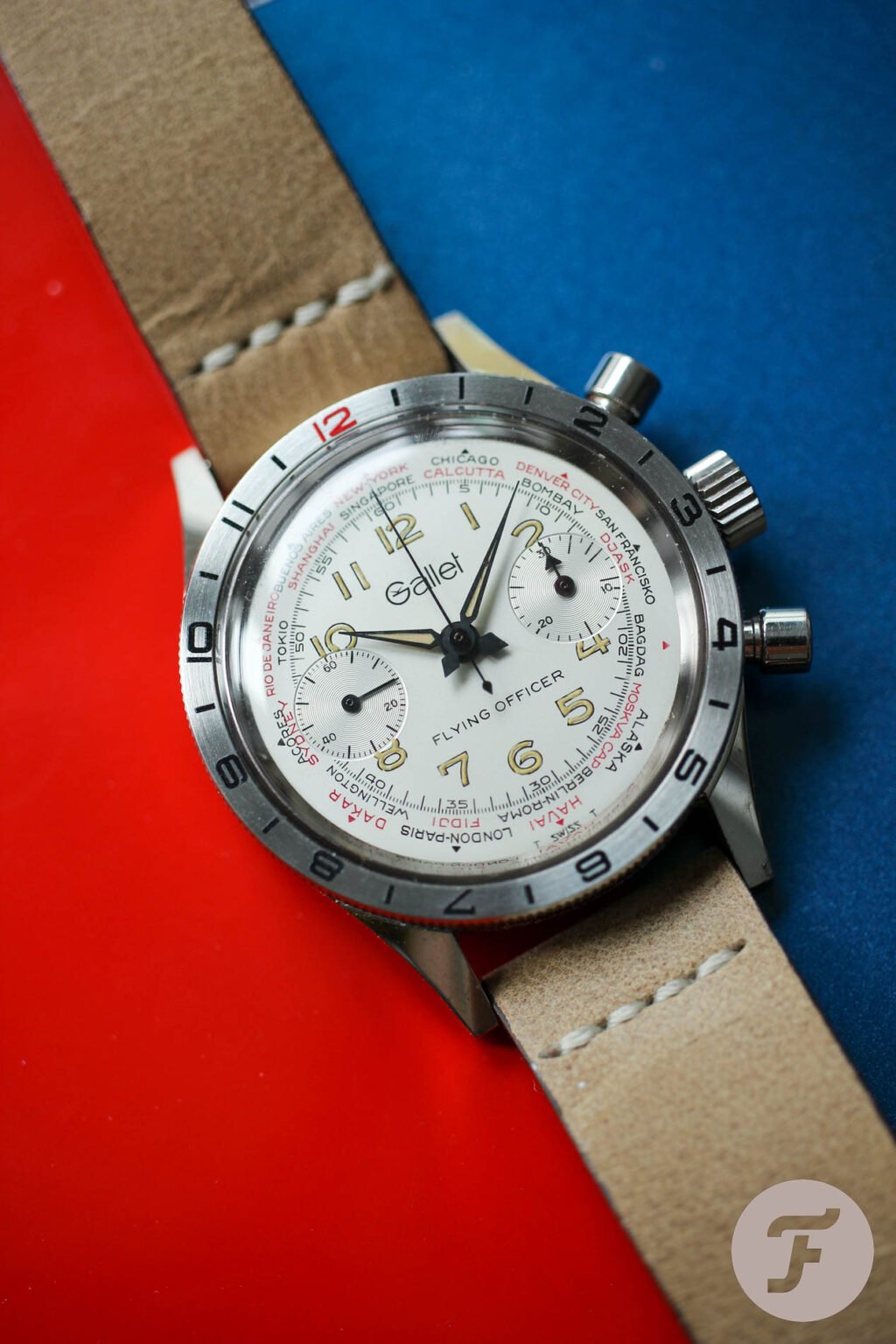 【F】 #TBT The Late Gallet Flying Officer With Landeron 149