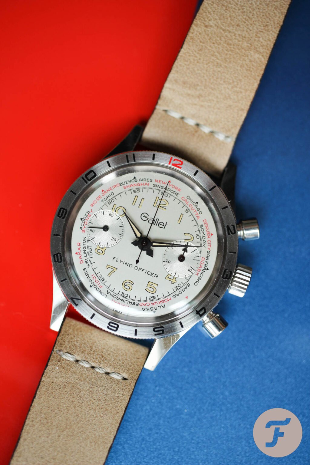 【F】 #TBT The Late Gallet Flying Officer With Landeron 149