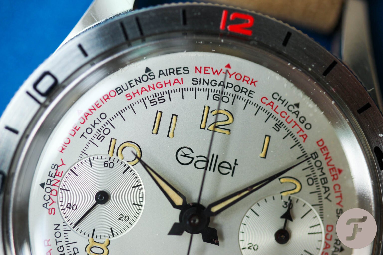 【F】 #TBT The Late Gallet Flying Officer With Landeron 149