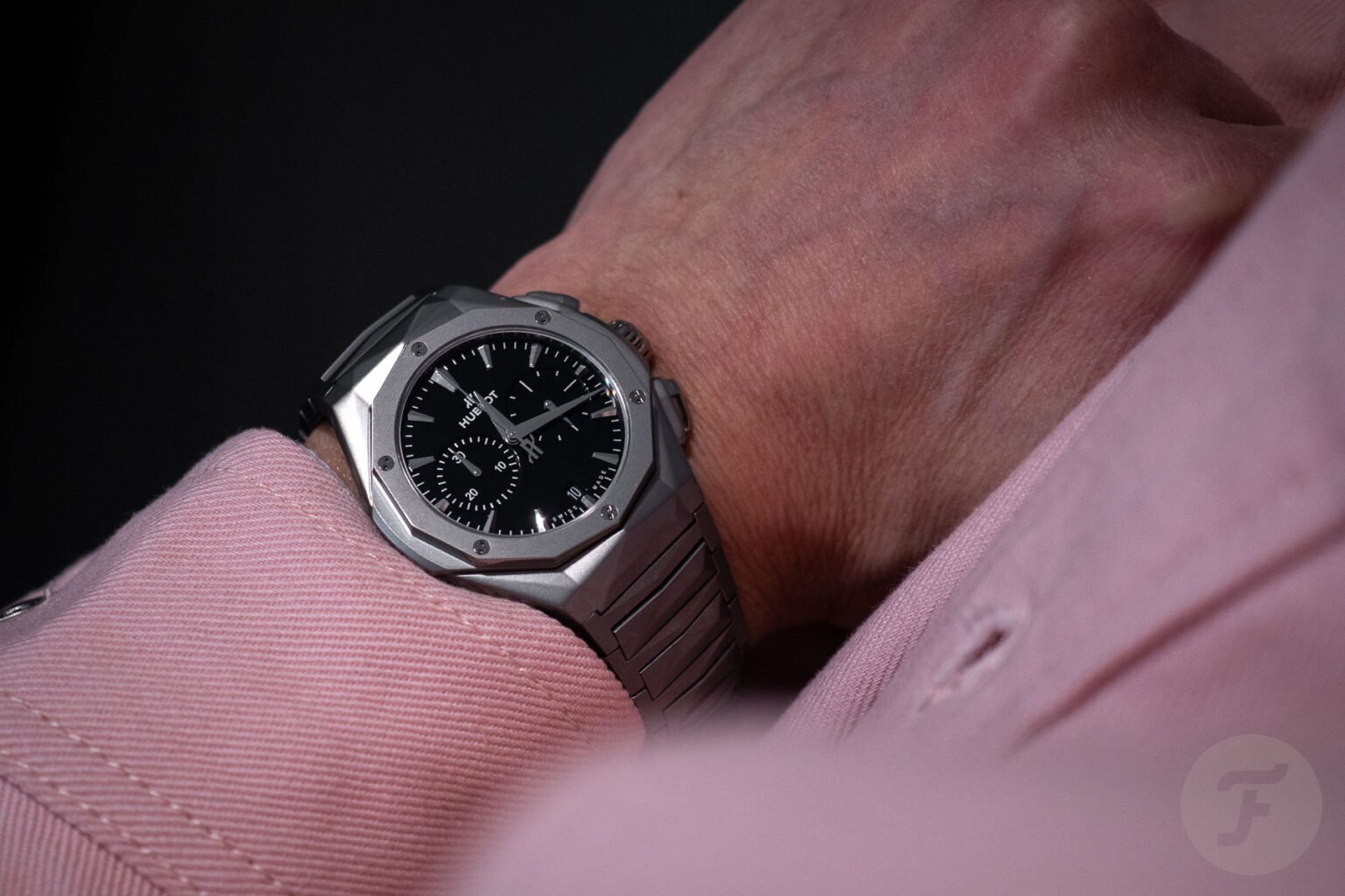 【F】 New: Hublot Classic Fusion Chronograph Orlinski Titanium