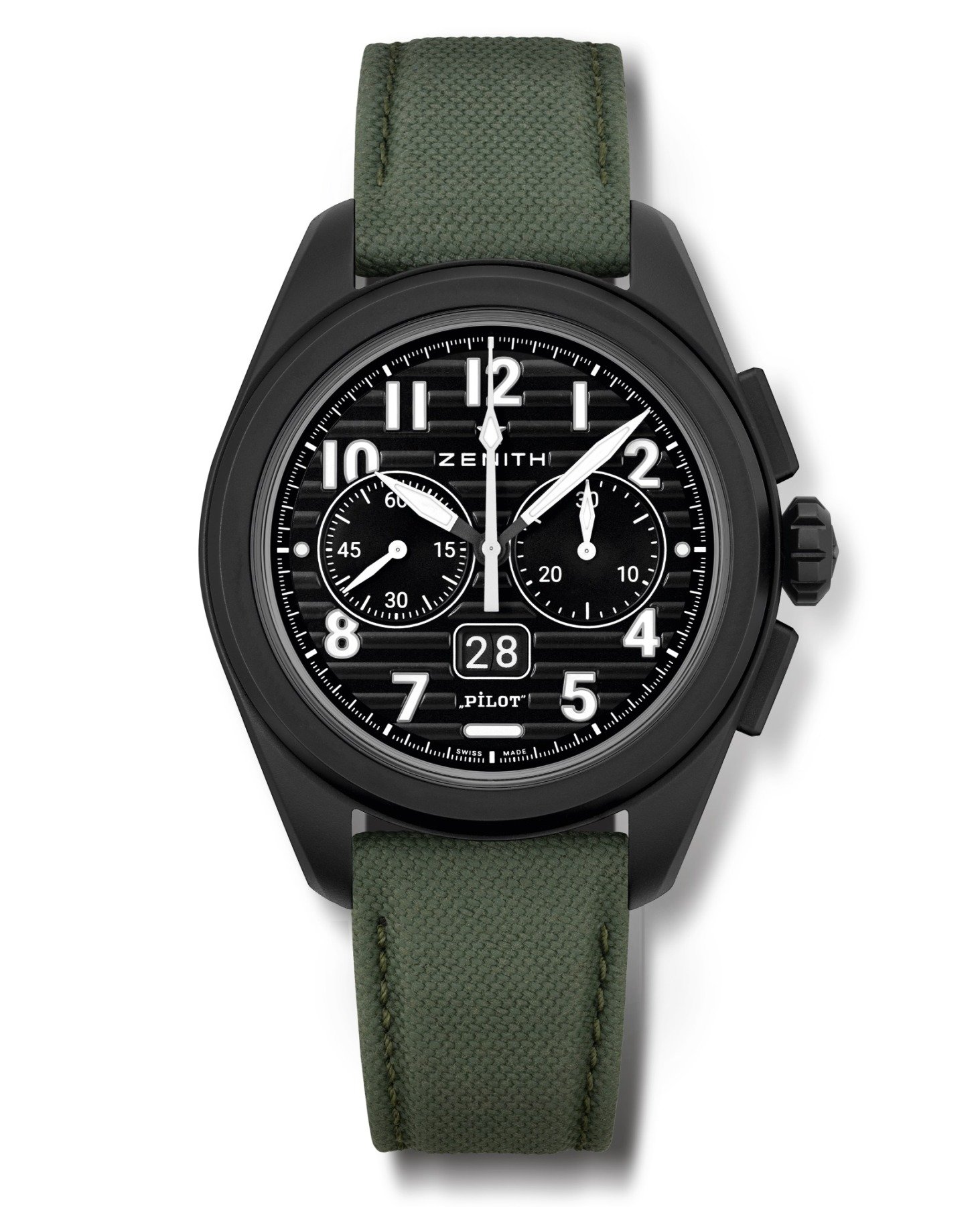 【F】 The New Zenith Pilot Automatic And Pilot Big Date Flyback