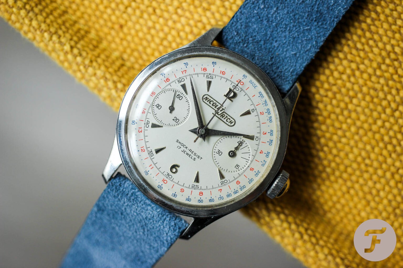 【F】 #TBT A Dreamy And Elusive Nicolet No-Pusher Chronograph