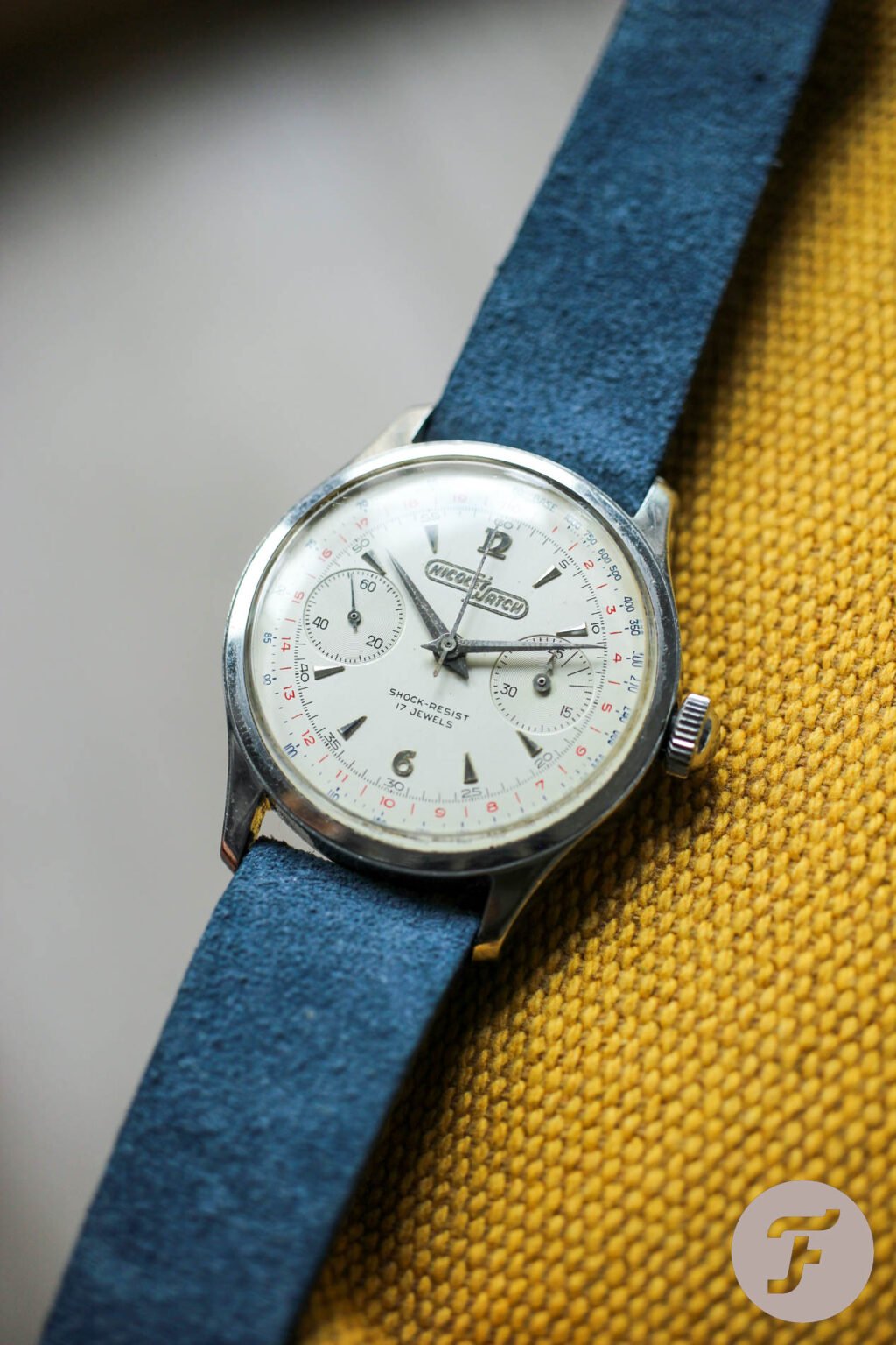 【F】 #TBT A Dreamy And Elusive Nicolet No-Pusher Chronograph