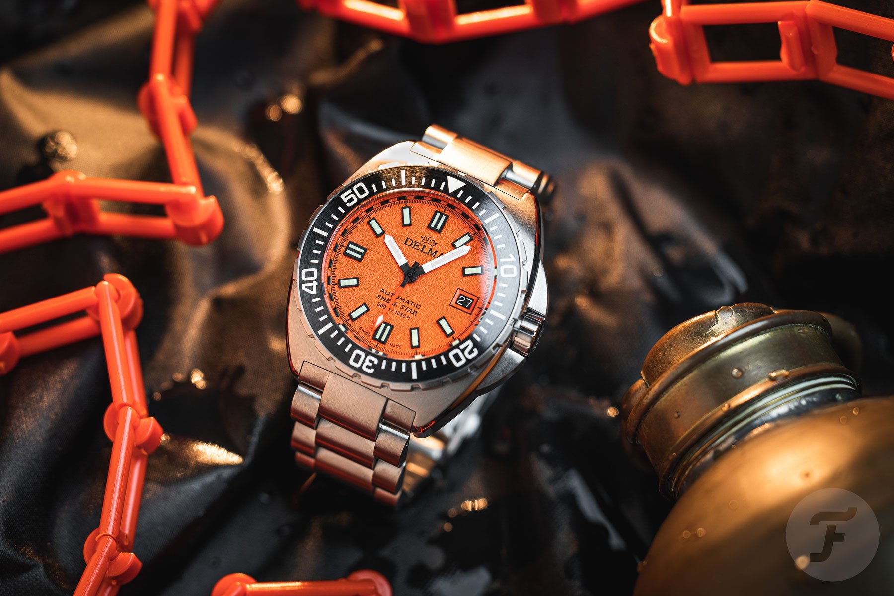 【F】 Hands-On: The New Delma Shell Star Titanium Dive Watch