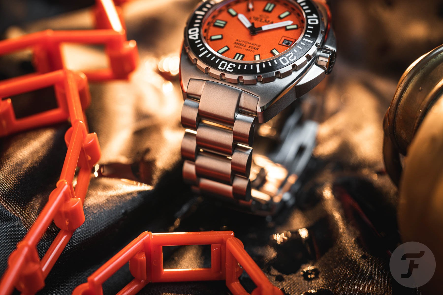 【F】 Hands-On: The New Delma Shell Star Titanium Dive Watch