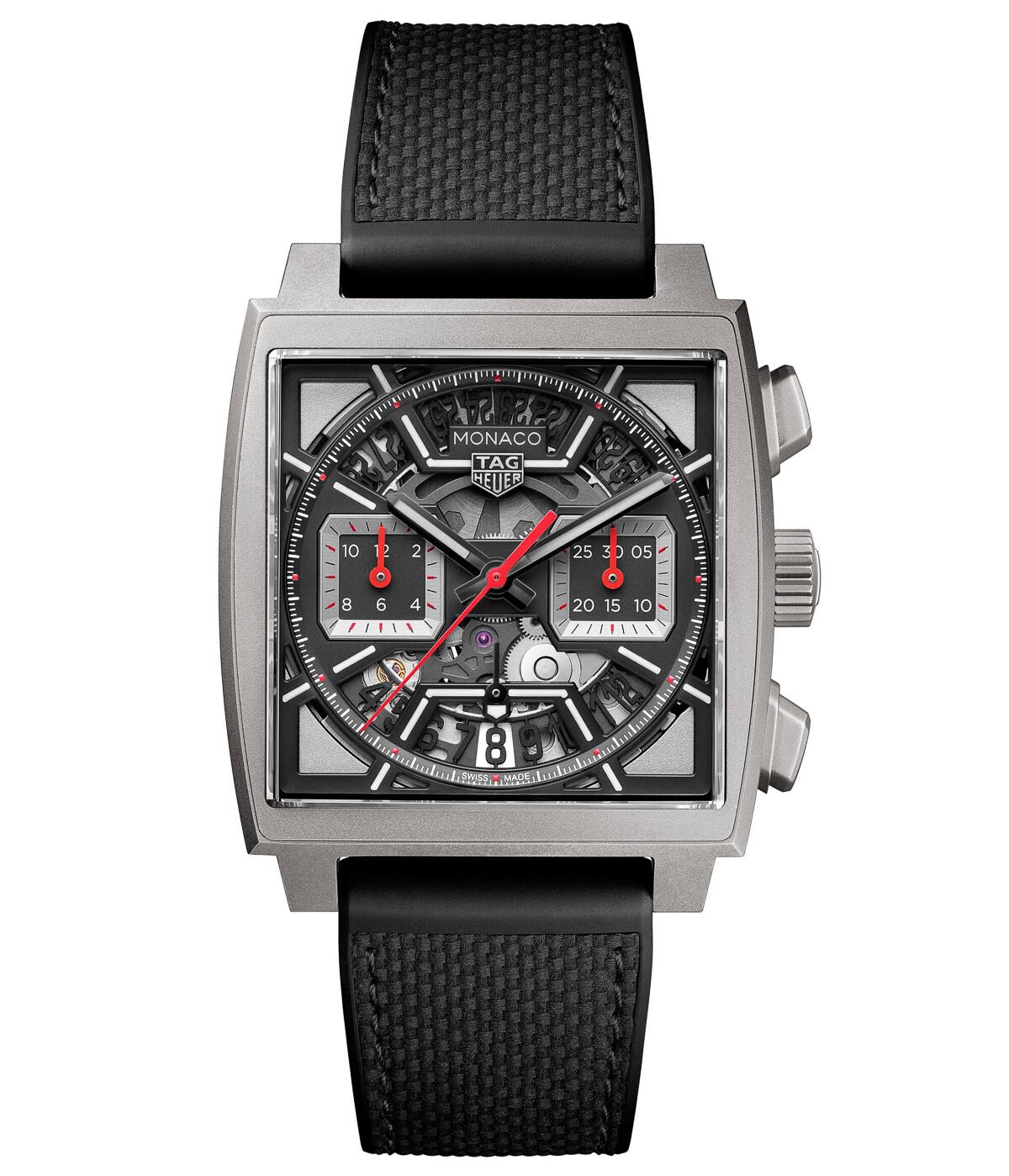 【F】 New TAG Heuer Skeleton-Dial Monaco Watches