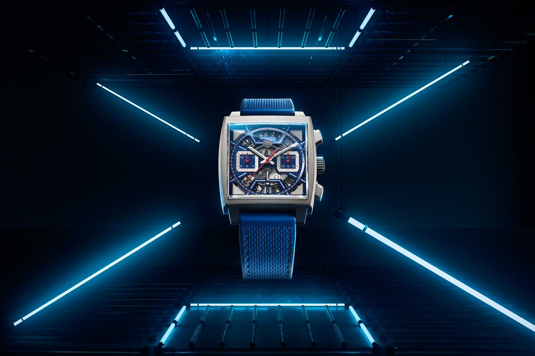 【F】 New TAG Heuer Skeleton-Dial Monaco Watches