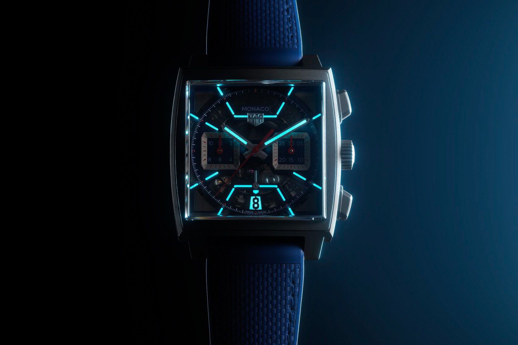 【F】 New TAG Heuer Skeleton-Dial Monaco Watches