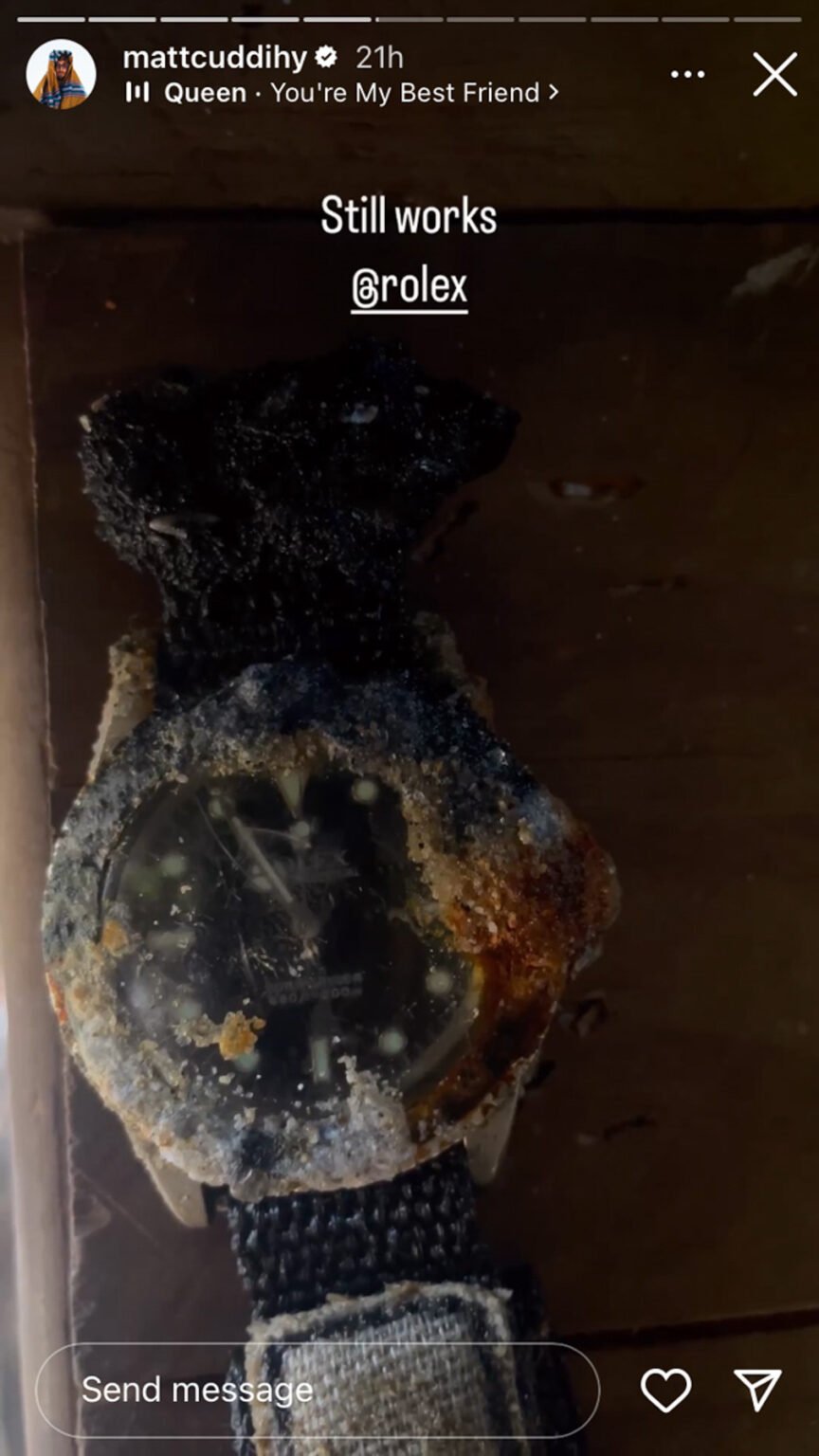 【F】 Surfer Finds Rolex Submariner In The Pacific Ocean