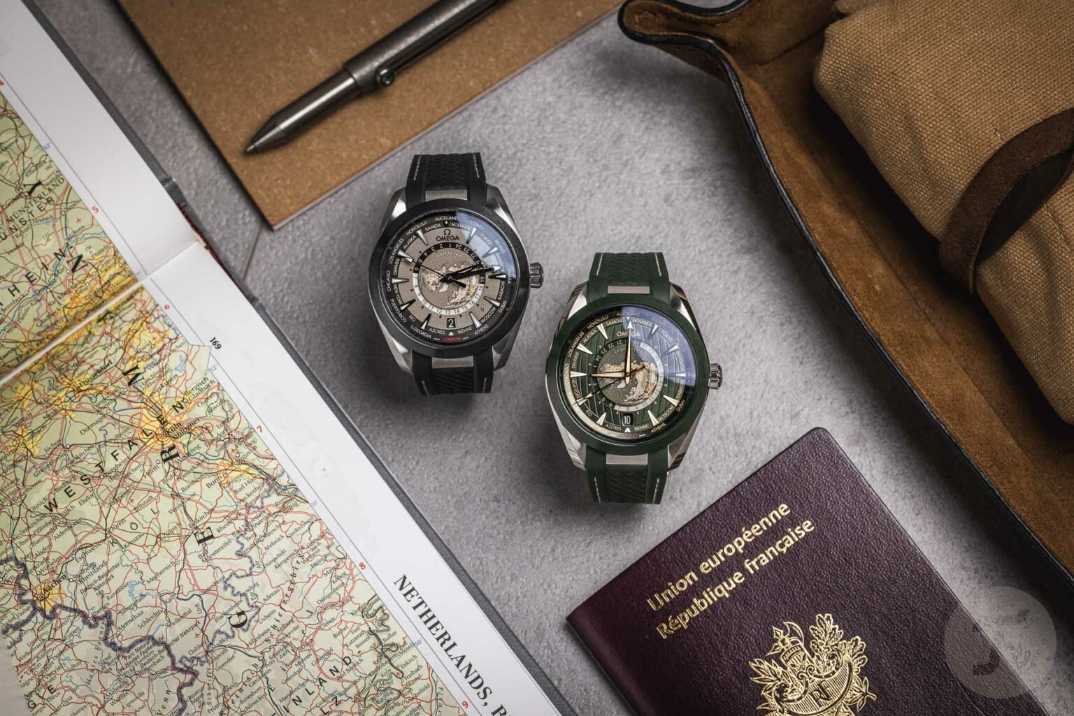【F】 Hands-On: Omega's Latest Aqua Terra Worldtimer Models