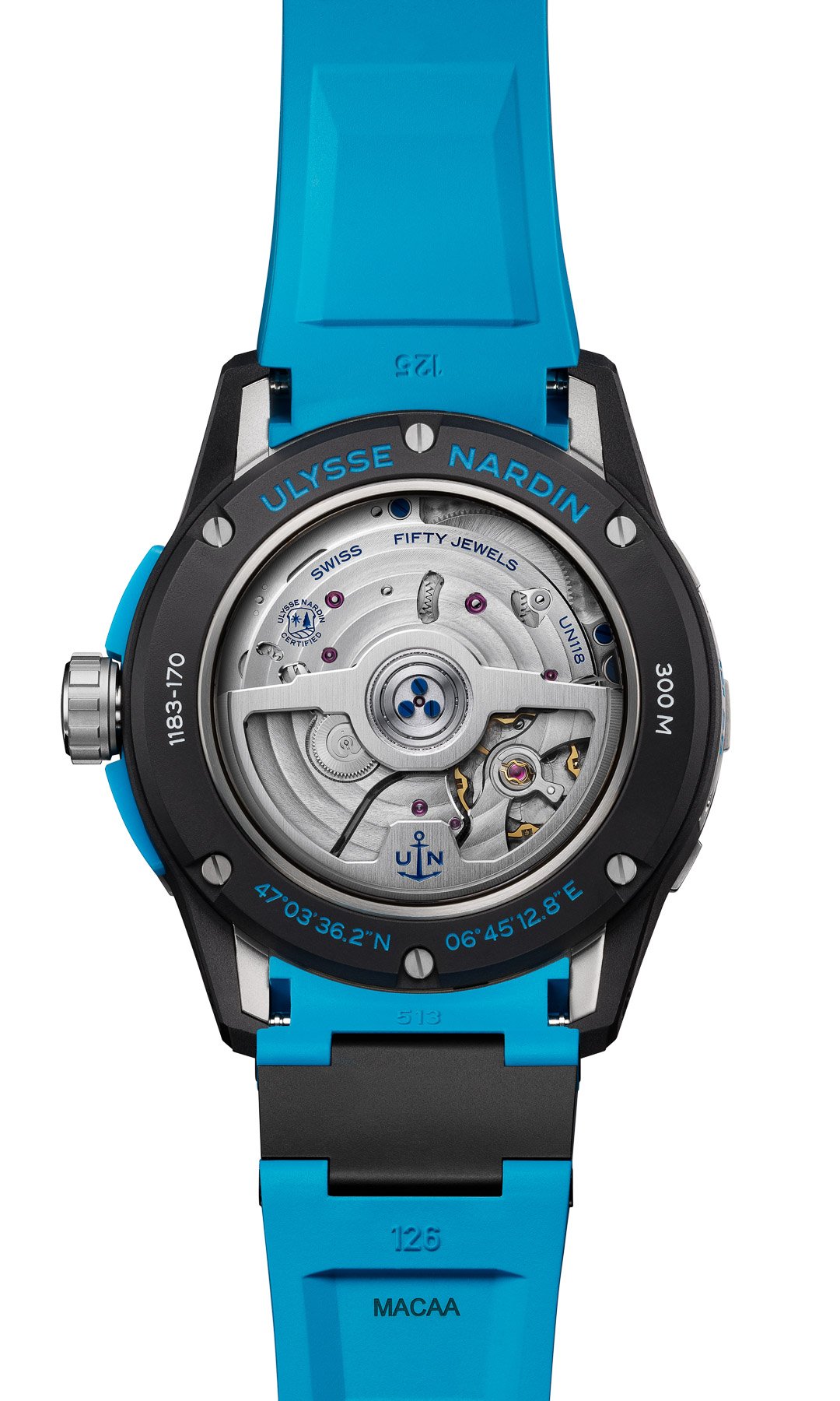 【F】 Ulysse Nardin Diver Net Azure And Diver X Skeleton Azure