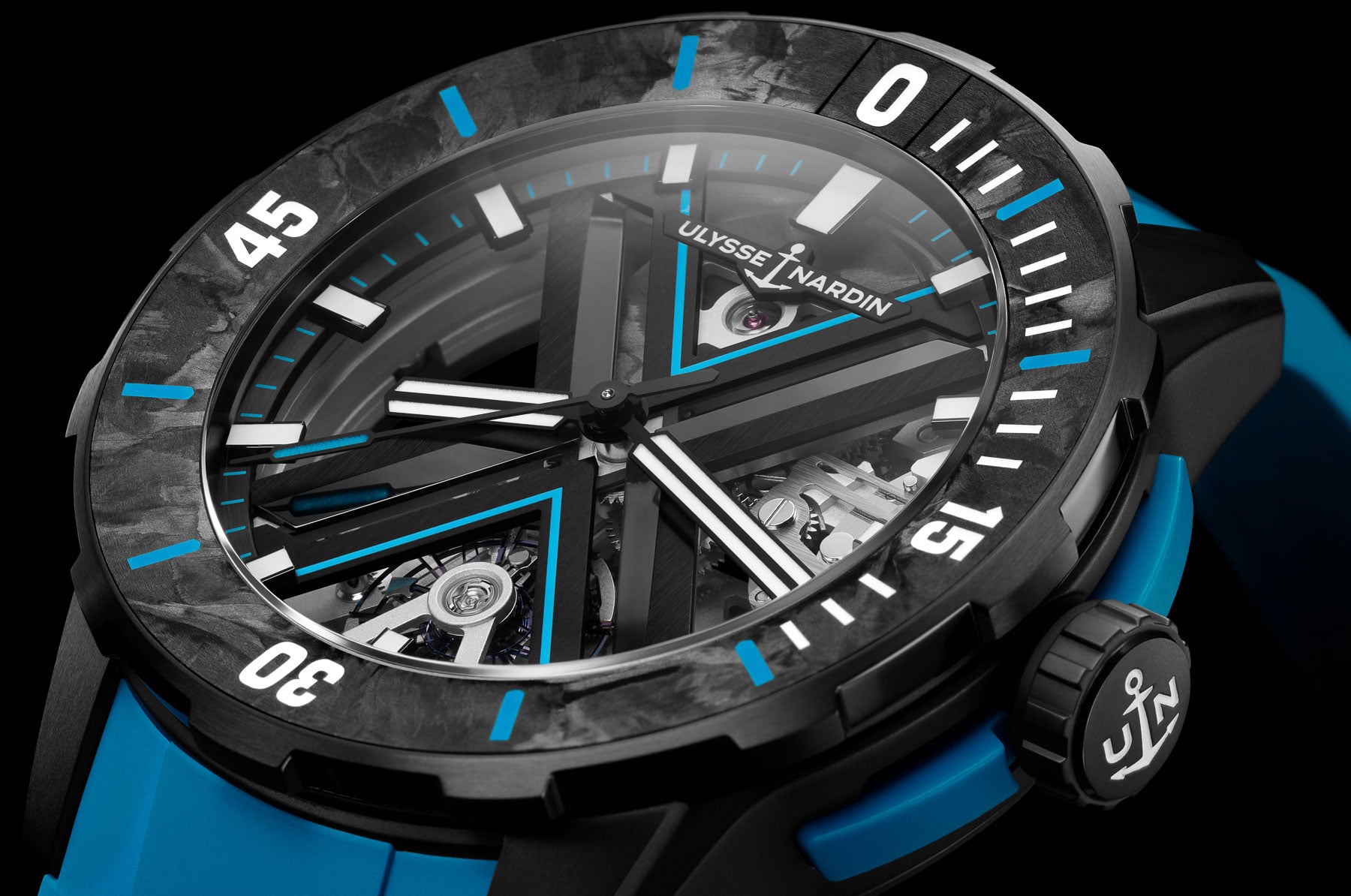 【F】 Ulysse Nardin Diver Net Azure And Diver X Skeleton Azure