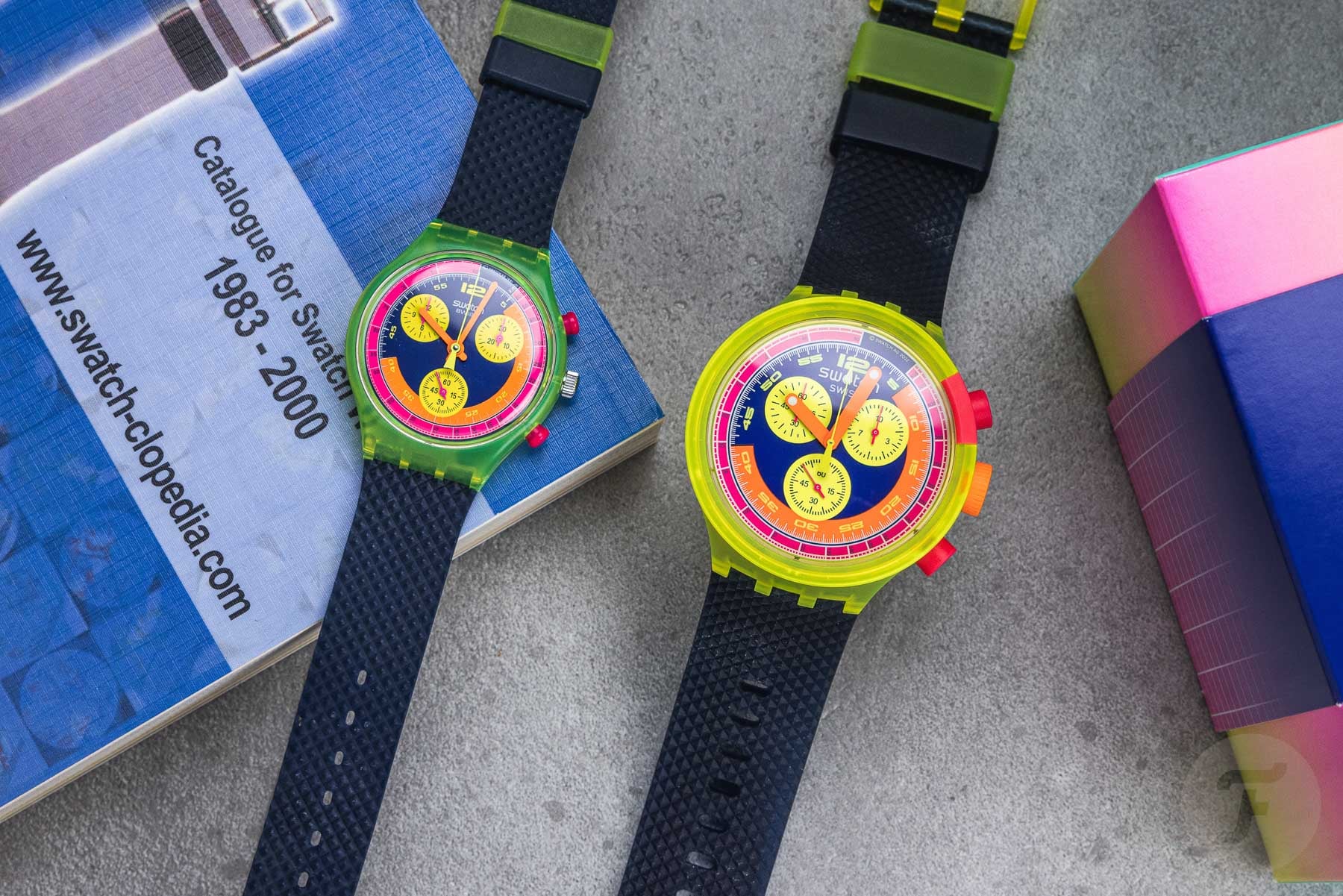 【F】The Original Swatch Grand Prix Vs. The Neon To The Max
