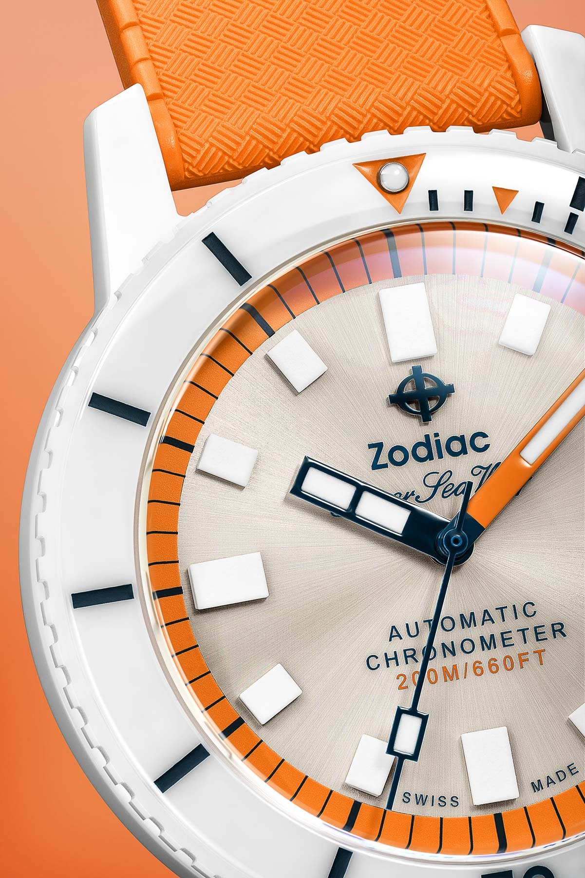 【F】 Introducing: The Zodiac Super Sea Wolf Ceramic In White