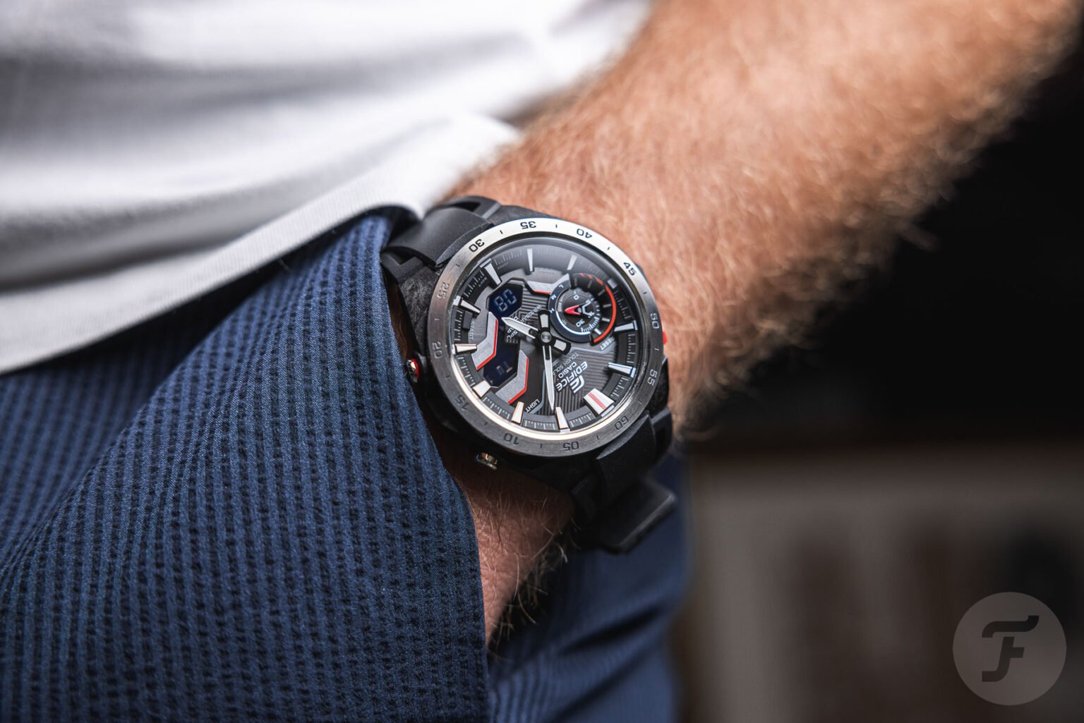 【F】 Casio Edifice ECB-2200P-1A — Inspired By Race Cars