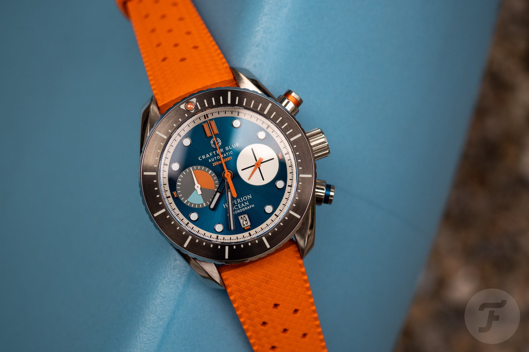 【F】 Crafter Blue Hyperion Ocean Chronograph Arctic Blue