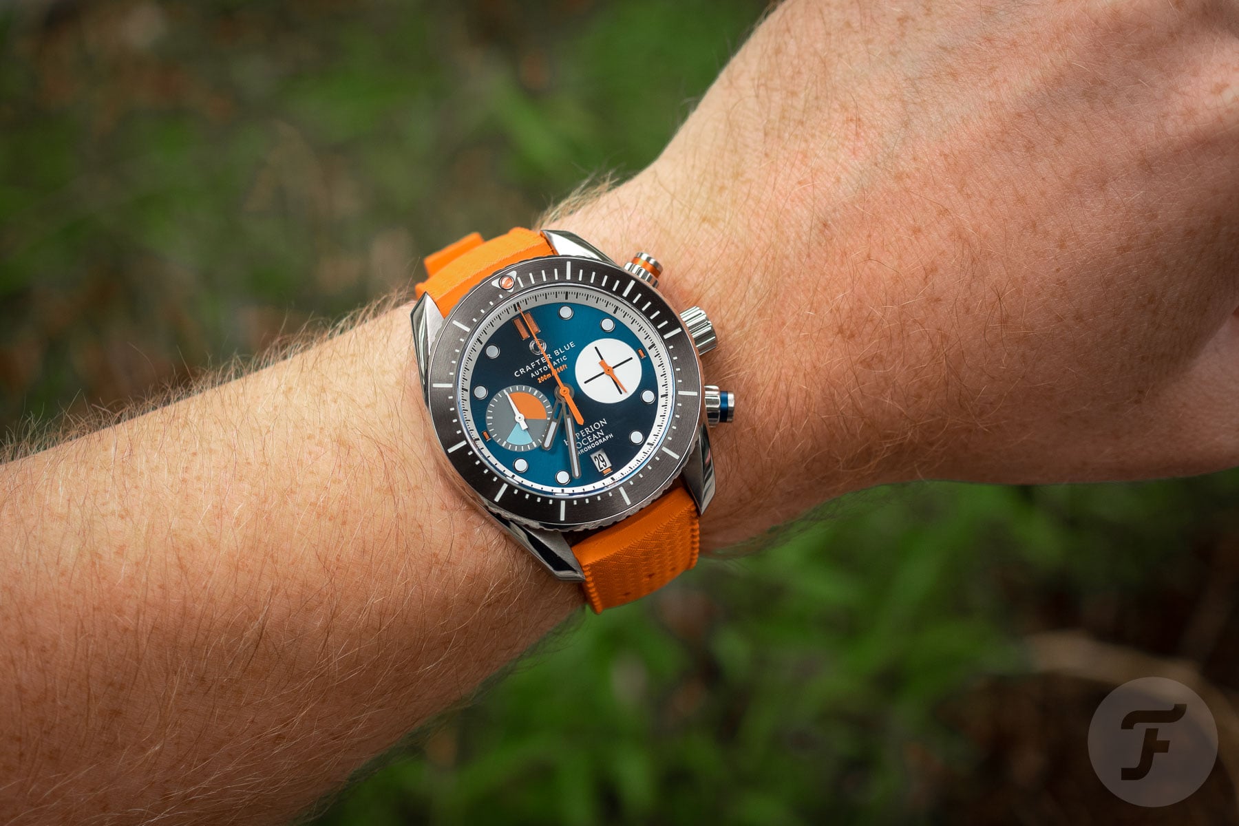 【F】 Crafter Blue Hyperion Ocean Chronograph Arctic Blue