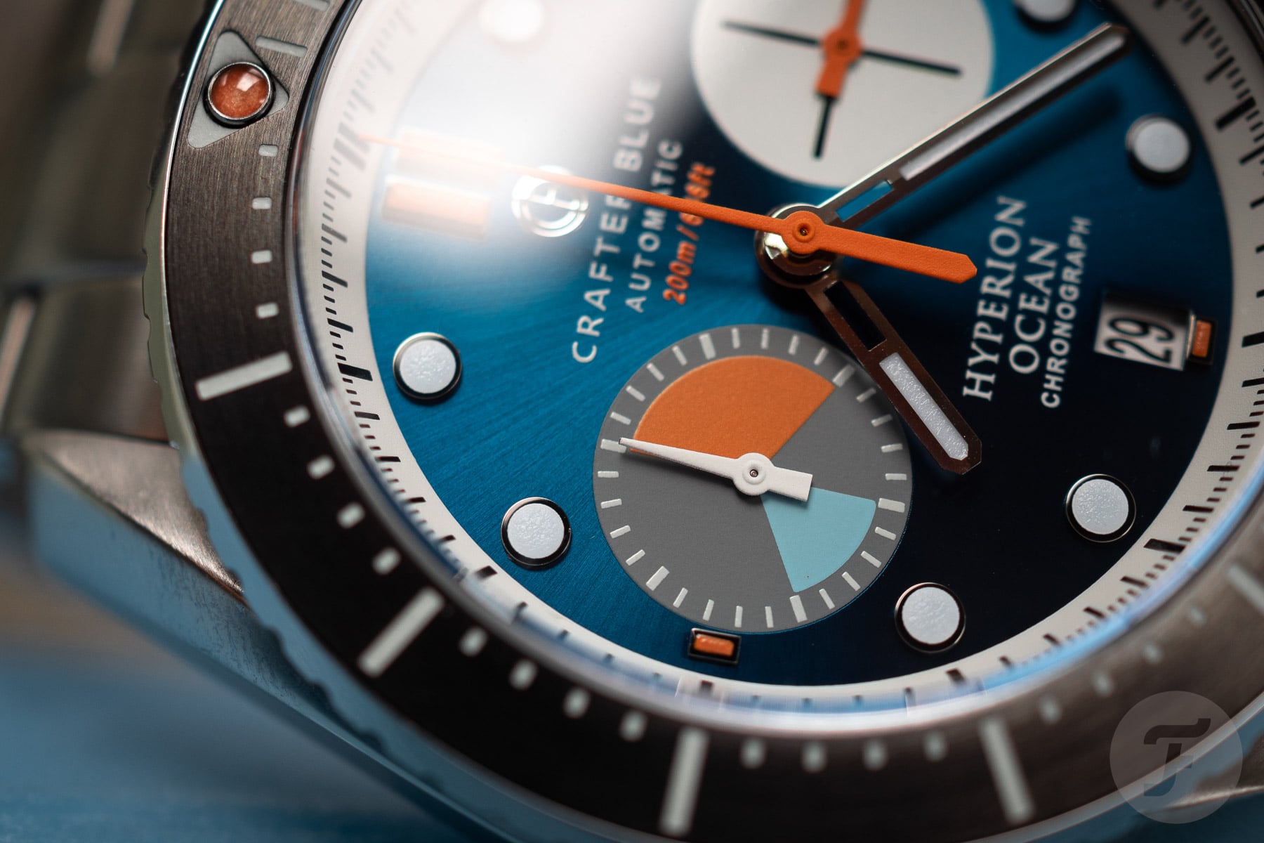 【F】 Crafter Blue Hyperion Ocean Chronograph Arctic Blue