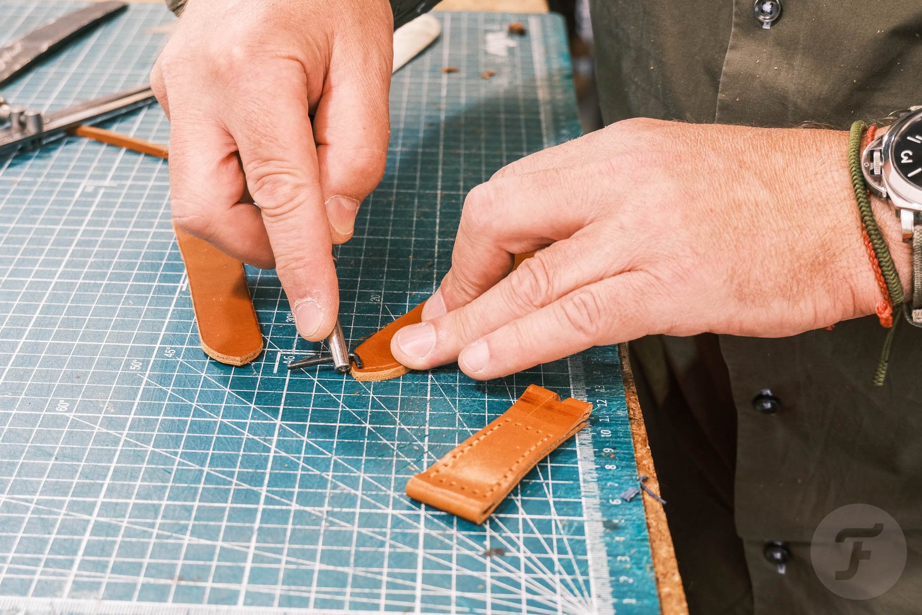 【F】 How It's Made: A Custom Strap For My Panerai Radiomir