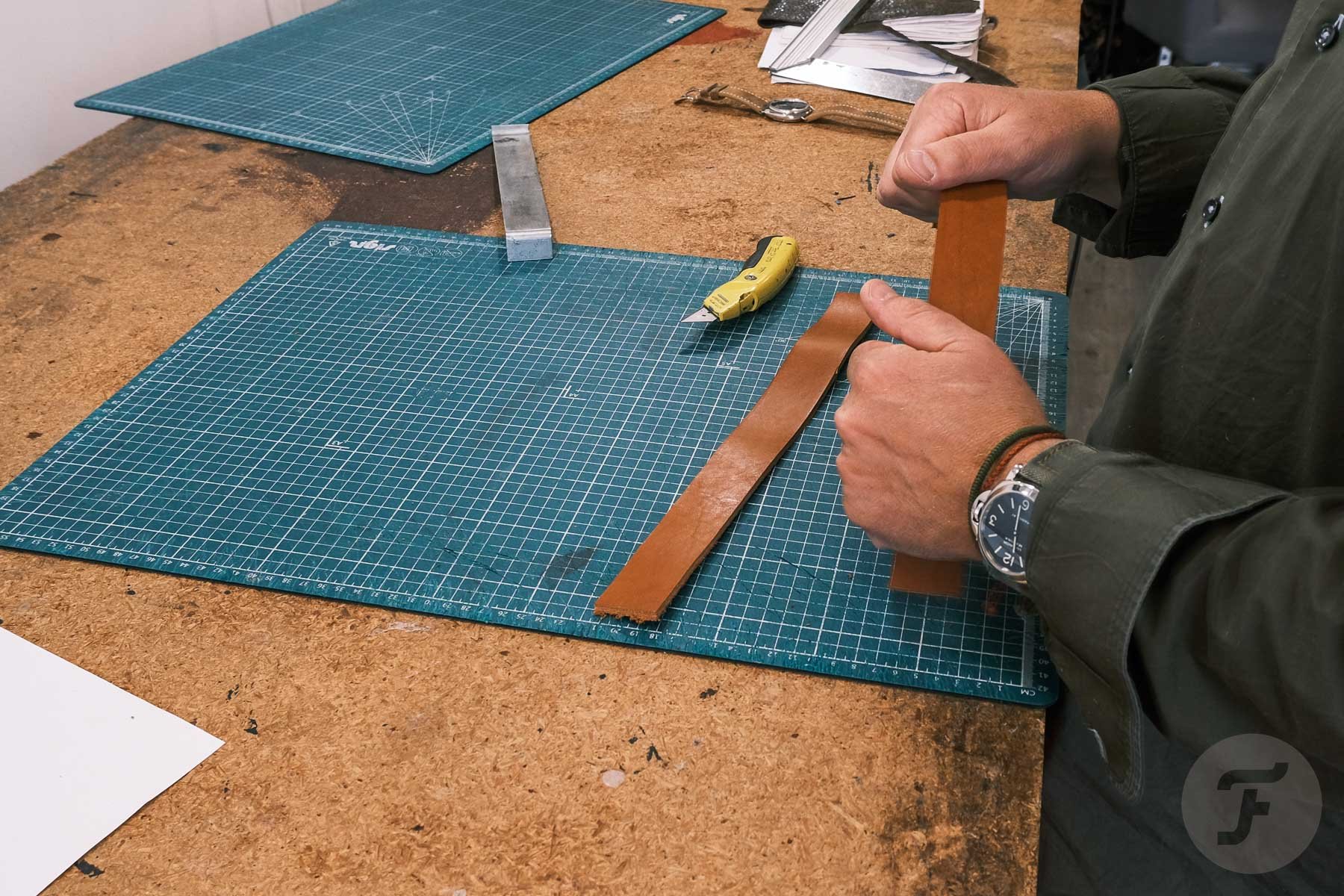 【F】 How It's Made: A Custom Strap For My Panerai Radiomir