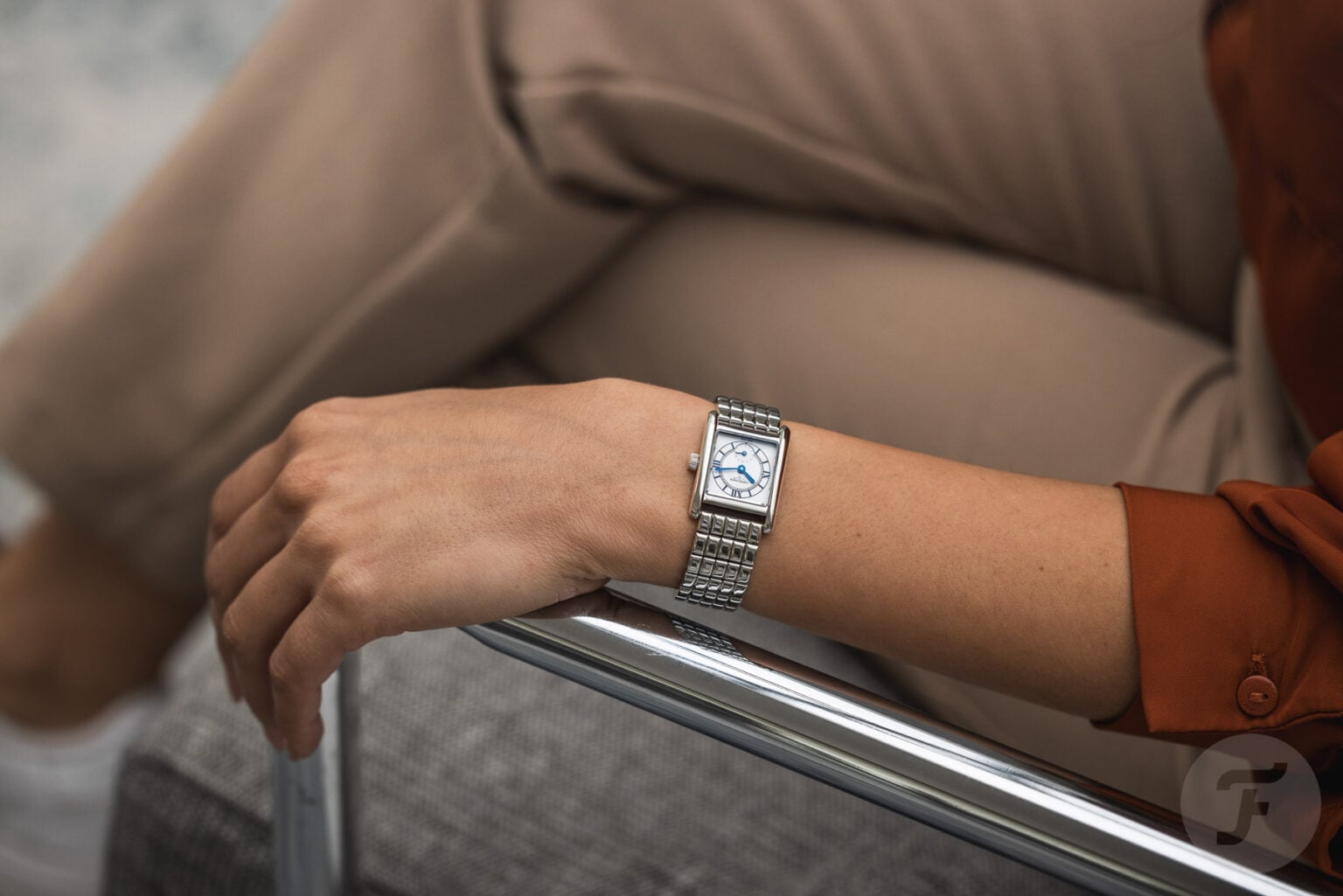 【F】 Meet The Longines Mini DolceVita On A Brick-Style Bracelet