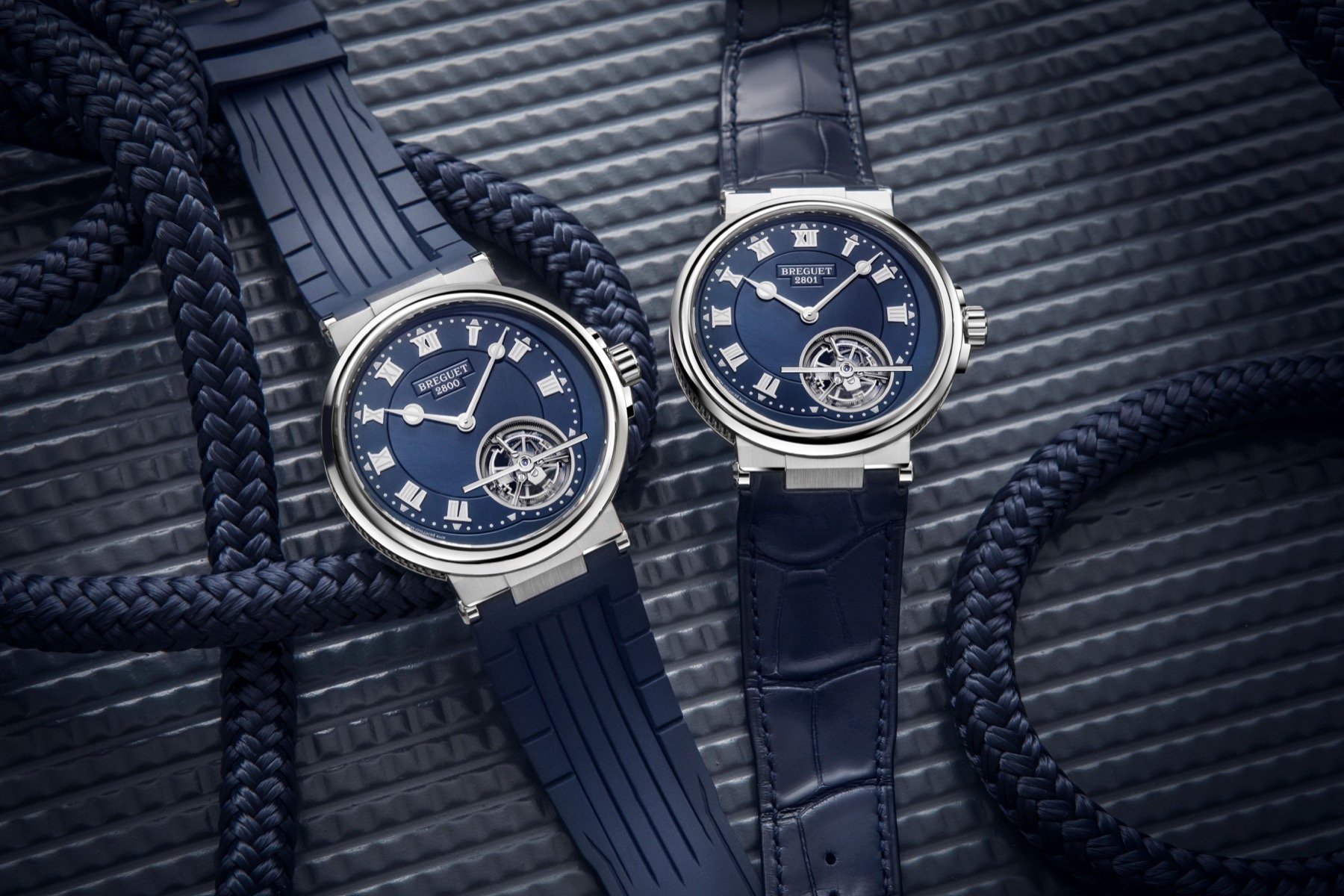 【F】 New: Breguet's Flat And Sporty Marine Tourbillon 5577